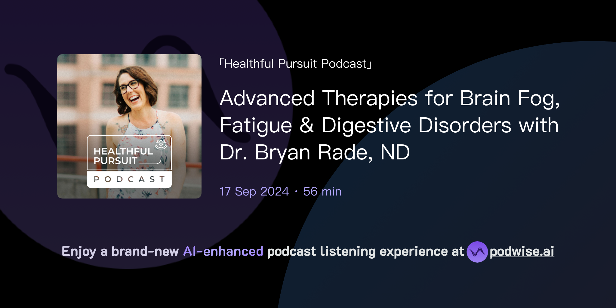 Advanced Therapies for Brain Fog, Fatigue & Digestive Disorders with Dr ...