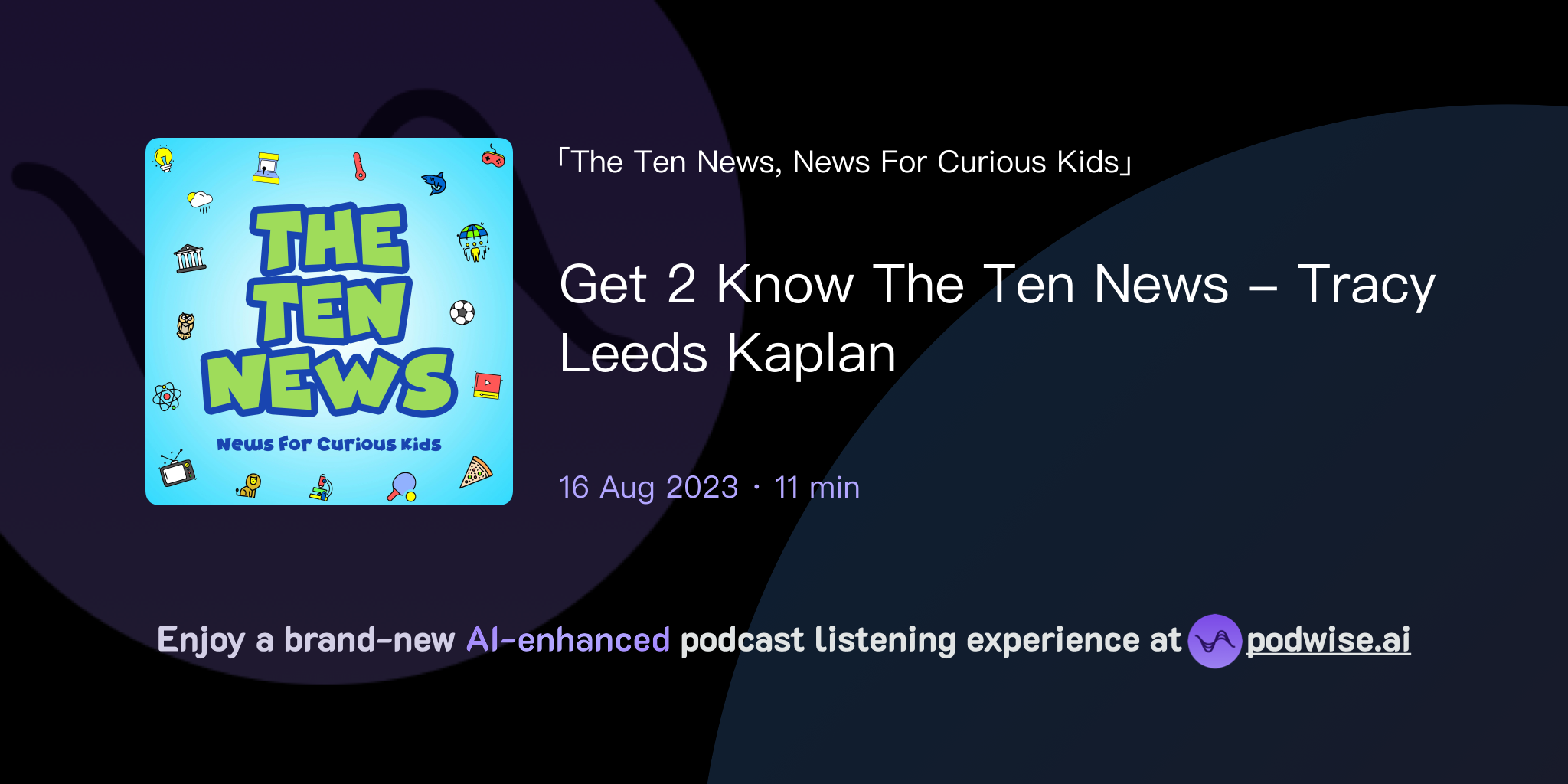 Get 2 Know The Ten News - Tracy Leeds Kaplan | The Ten News, News For ...