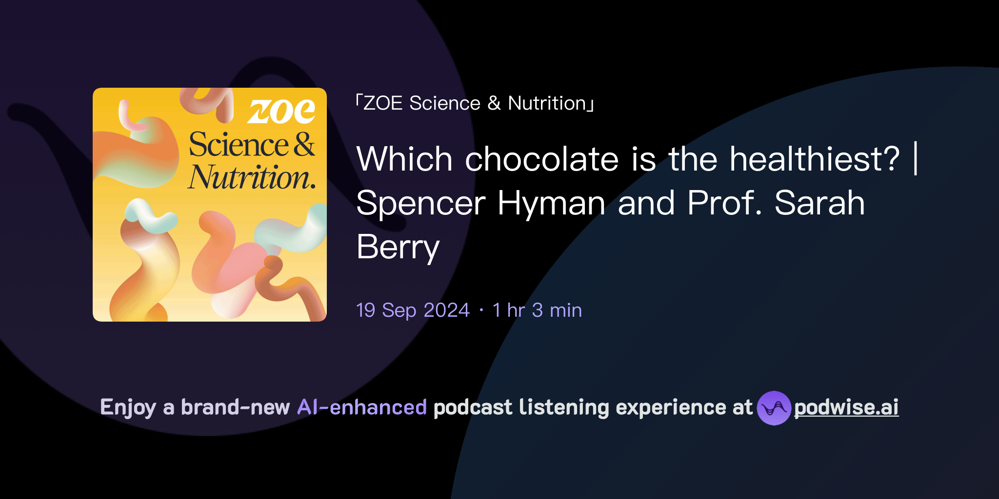 Which chocolate is the healthiest? | Spencer Hyman and Prof. Sarah ...