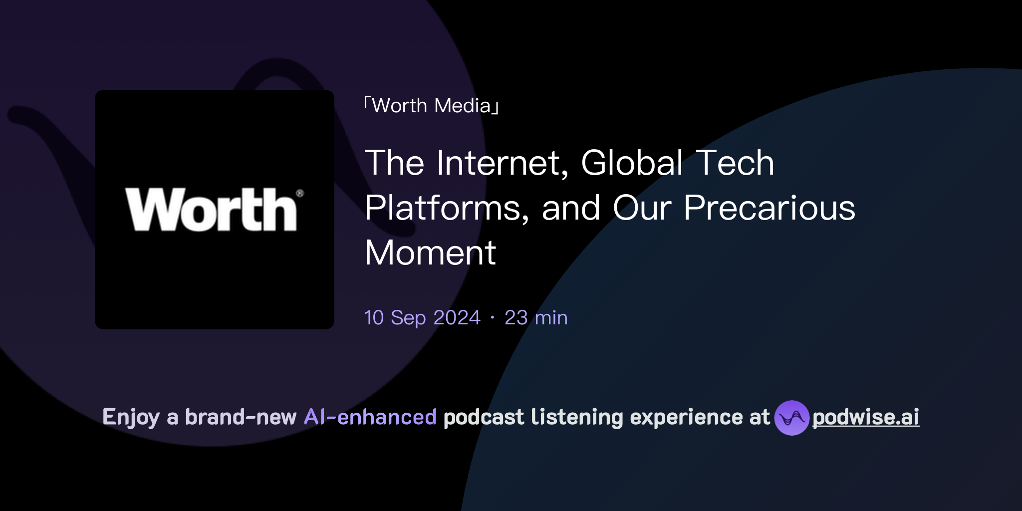 The Internet, Global Tech Platforms, and Our Precarious Moment | Worth ...