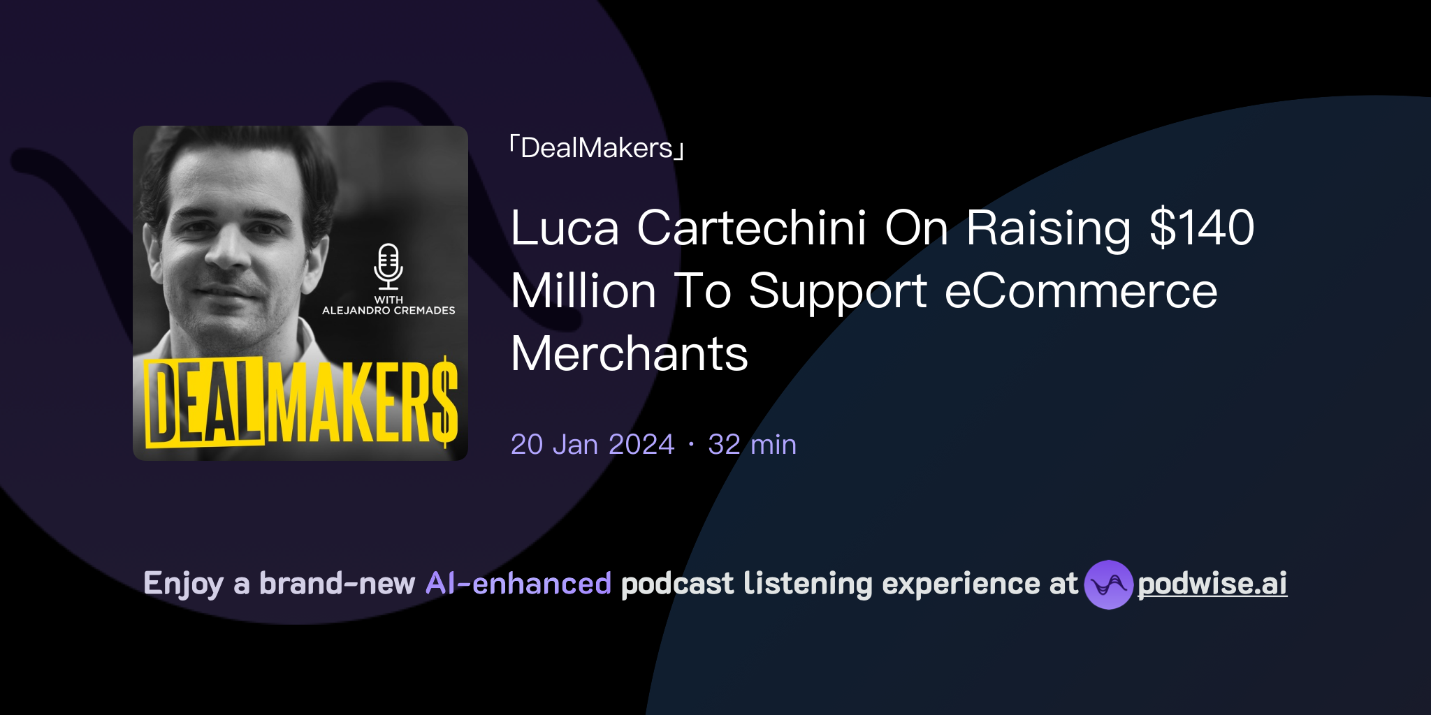 Luca Cartechini On Raising $140 Million To Support eCommerce Merchants ...
