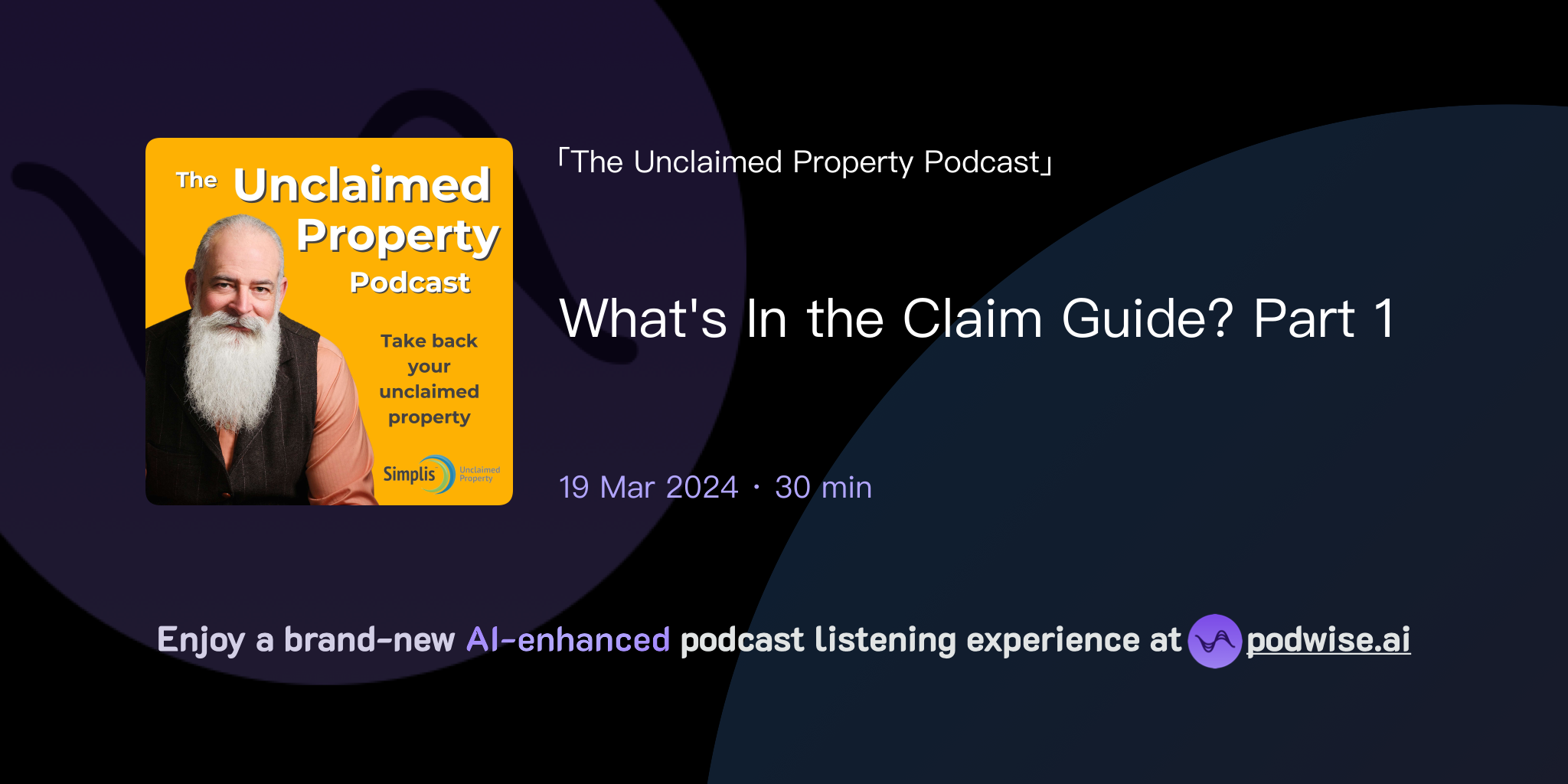 What's In the Claim Guide? Part 1 | The Unclaimed Property Podcast ...