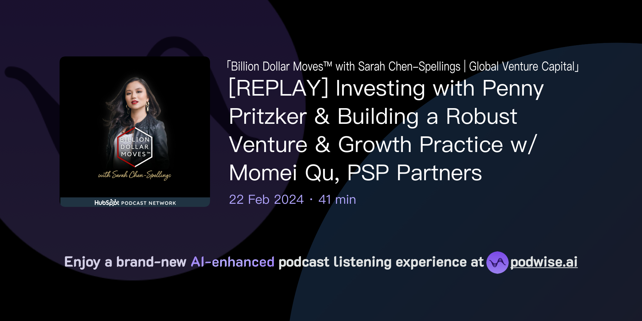 [REPLAY] Investing with Penny Pritzker & Building a Robust Venture ...