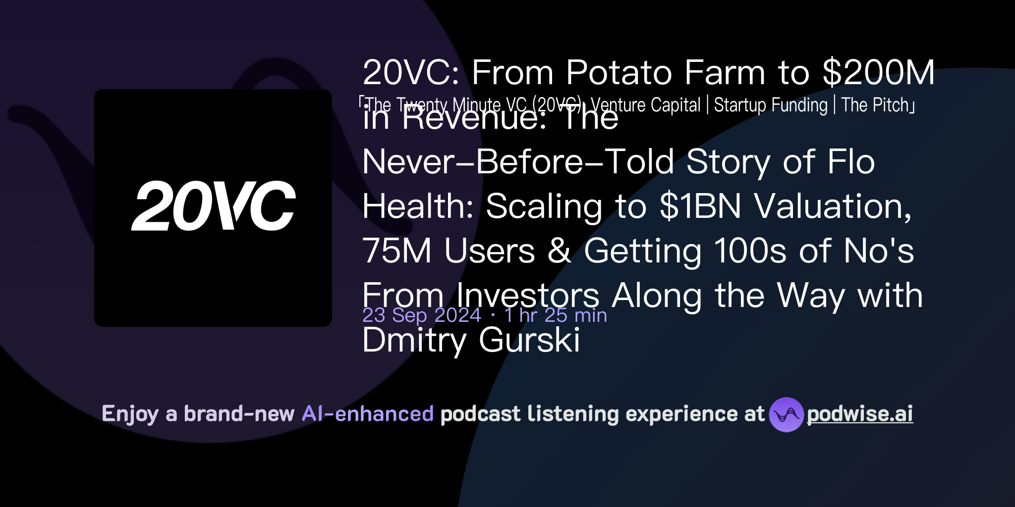20VC: From Potato Farm to $200M in Revenue: The Never-Before-Told Story ...