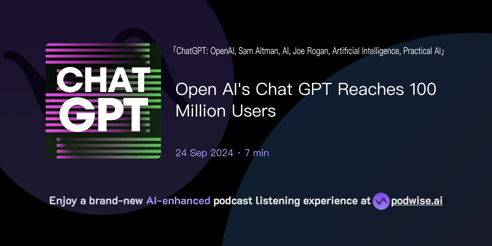Open AI's Chat GPT Reaches 100 Million Users | ChatGPT: OpenAI, Sam Altman, AI, Joe Rogan ...