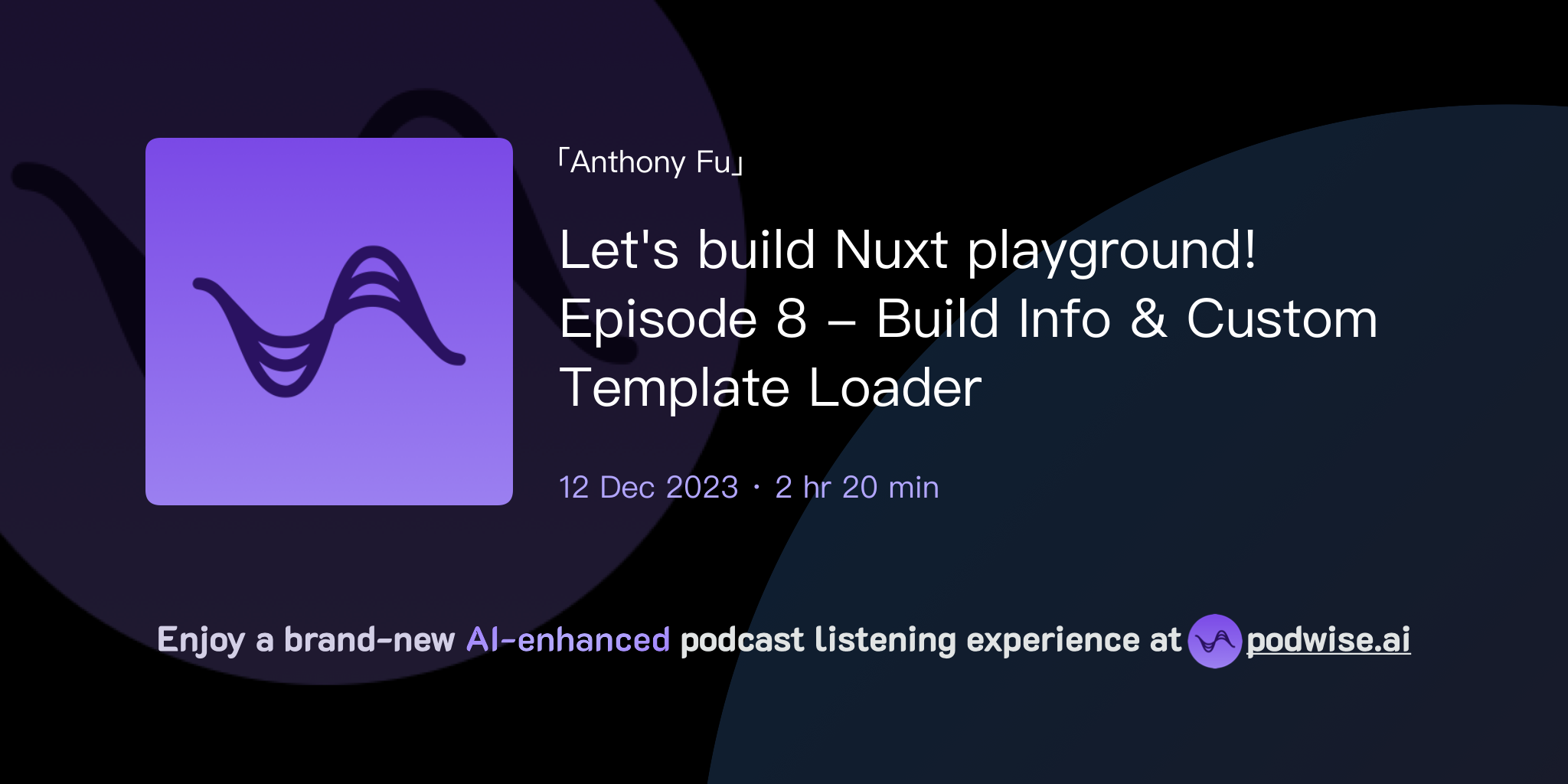 Let's build Nuxt playground! Episode 8 - Build Info & Custom Template ...