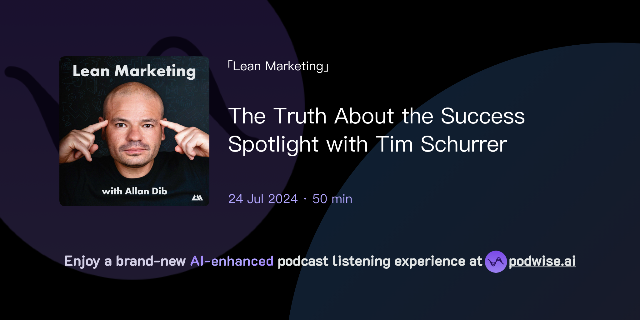 The Truth About the Success Spotlight with Tim Schurrer | Lean ...