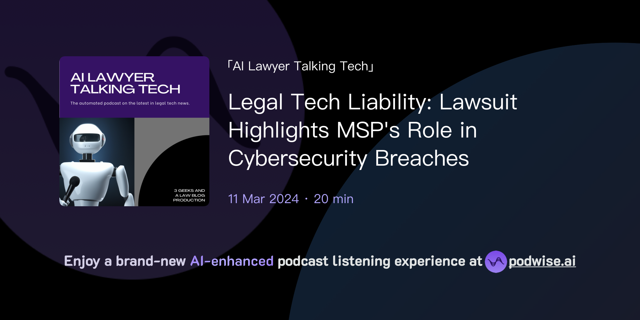 Legal Tech Liability: Lawsuit Highlights MSP's Role in Cybersecurity ...