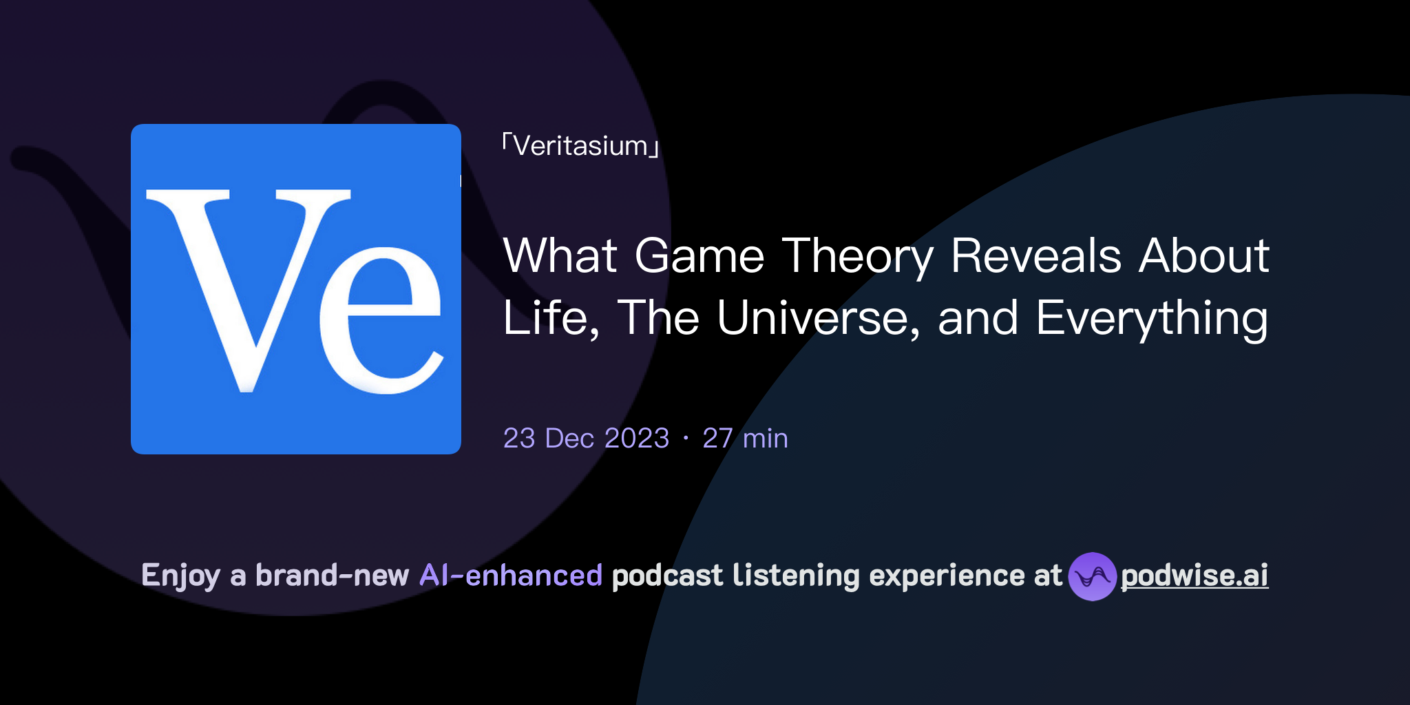 What Game Theory Reveals About Life, The Universe, and Everything ...