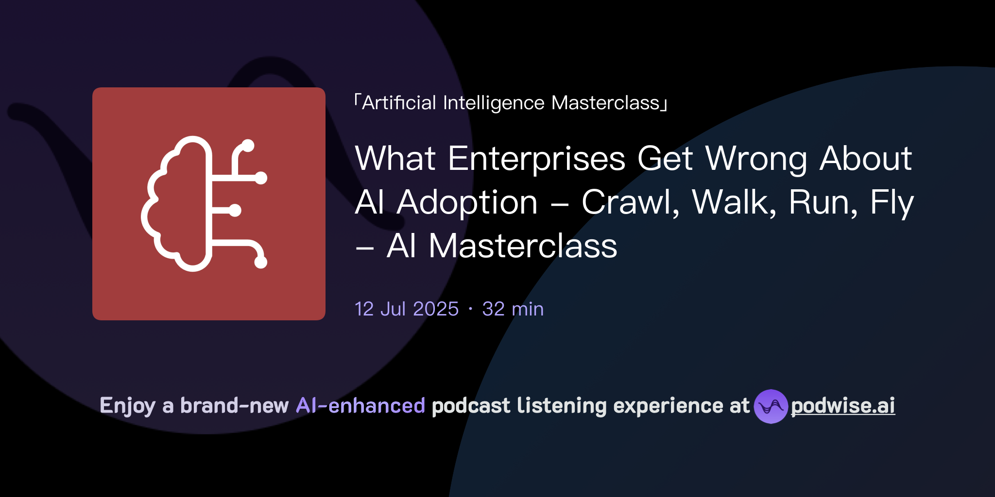 What Enterprises Get Wrong About AI Adoption - Crawl, Walk, Run, Fly - AI Masterclass ...
