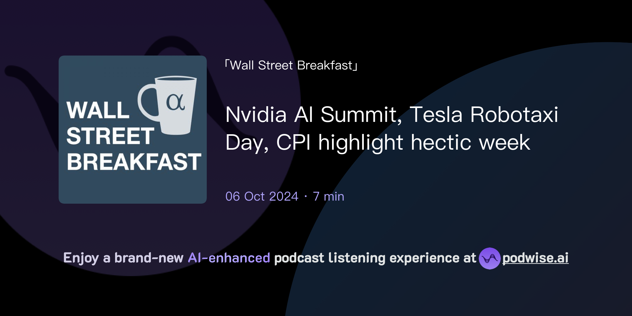 Nvidia AI Summit, Tesla Robotaxi Day, CPI highlight hectic week | Wall ...
