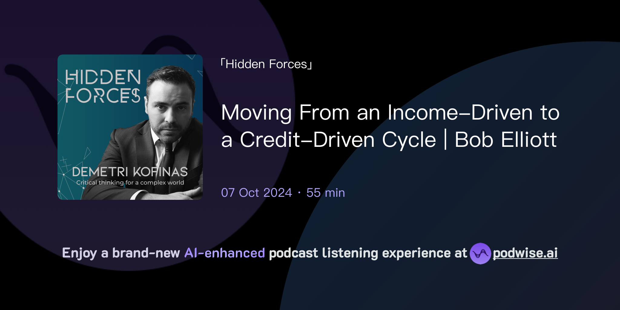 Moving From an Income-Driven to a Credit-Driven Cycle | Bob Elliott ...
