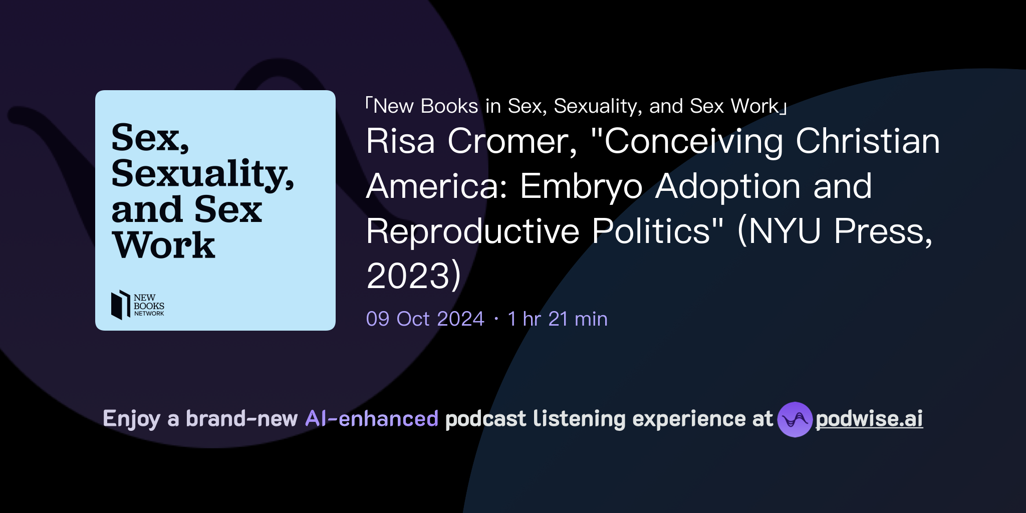 Risa Cromer, "Conceiving Christian America: Embryo Adoption and ...
