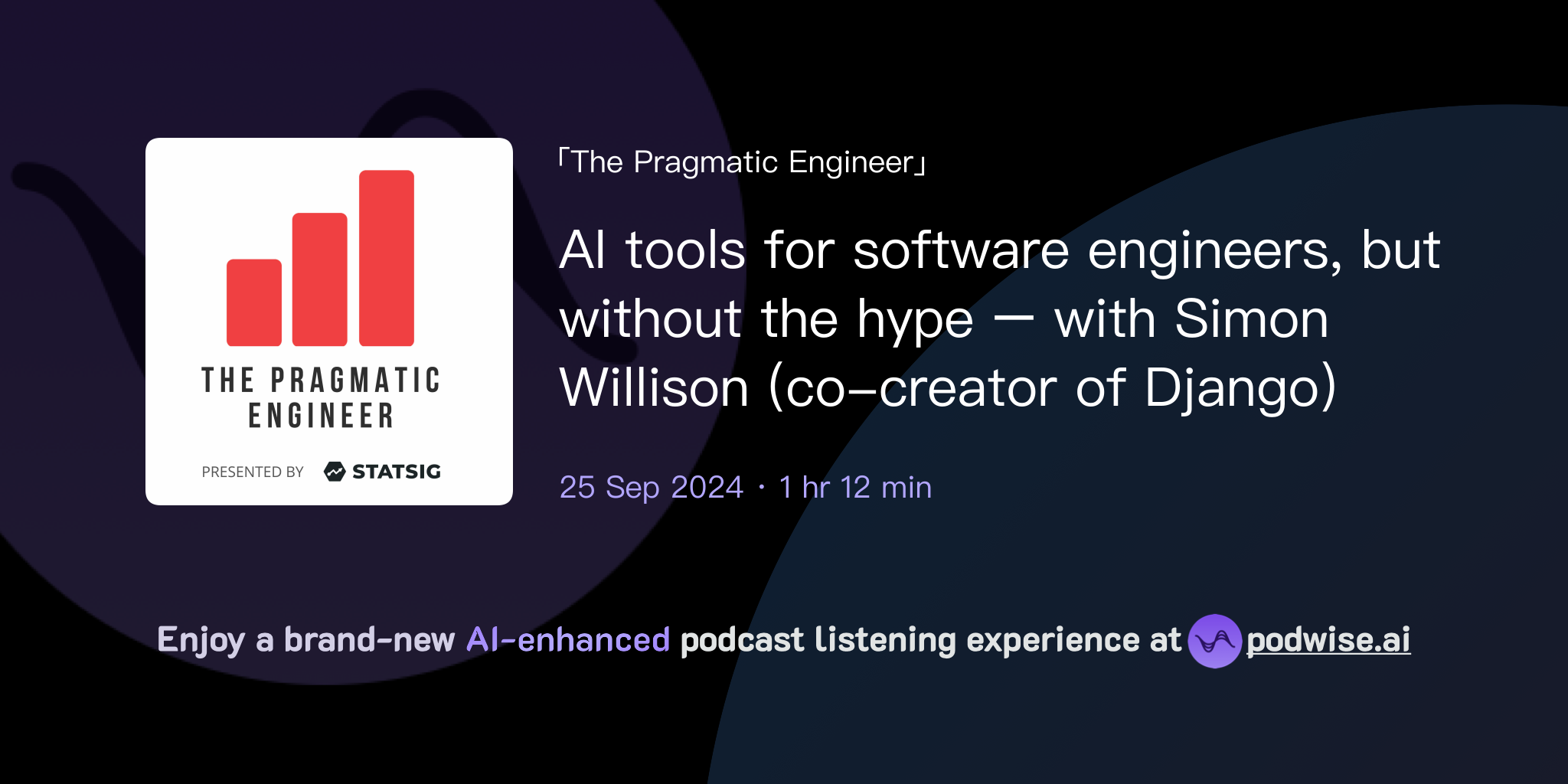 AI tools for software engineers, but without the hype – with Simon ...