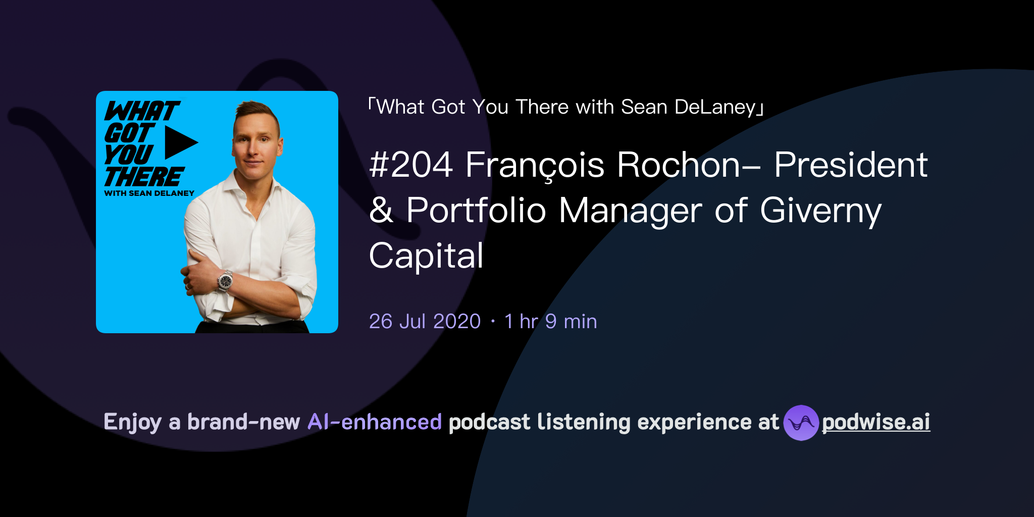 #204 François Rochon- President & Portfolio Manager of Giverny Capital ...