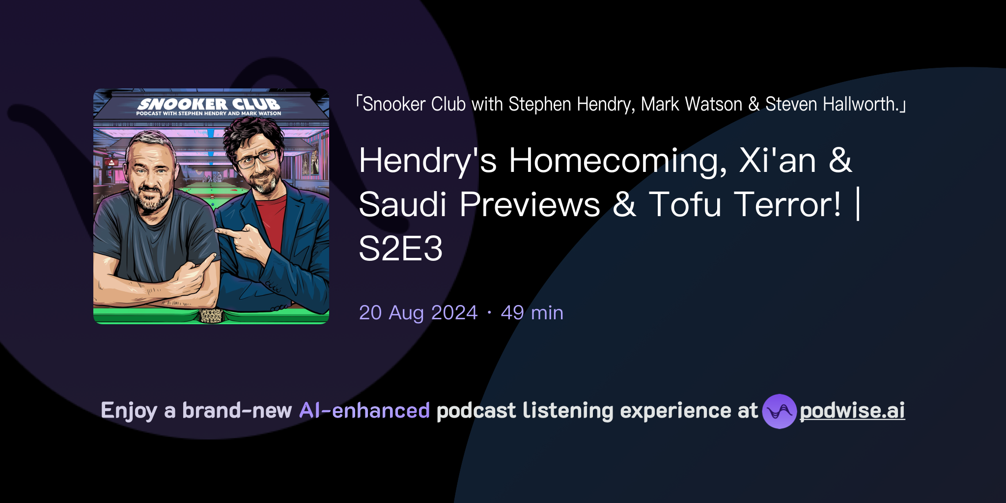 Hendry's Homecoming, Xi'an & Saudi Previews & Tofu Terror! | S2E3 ...