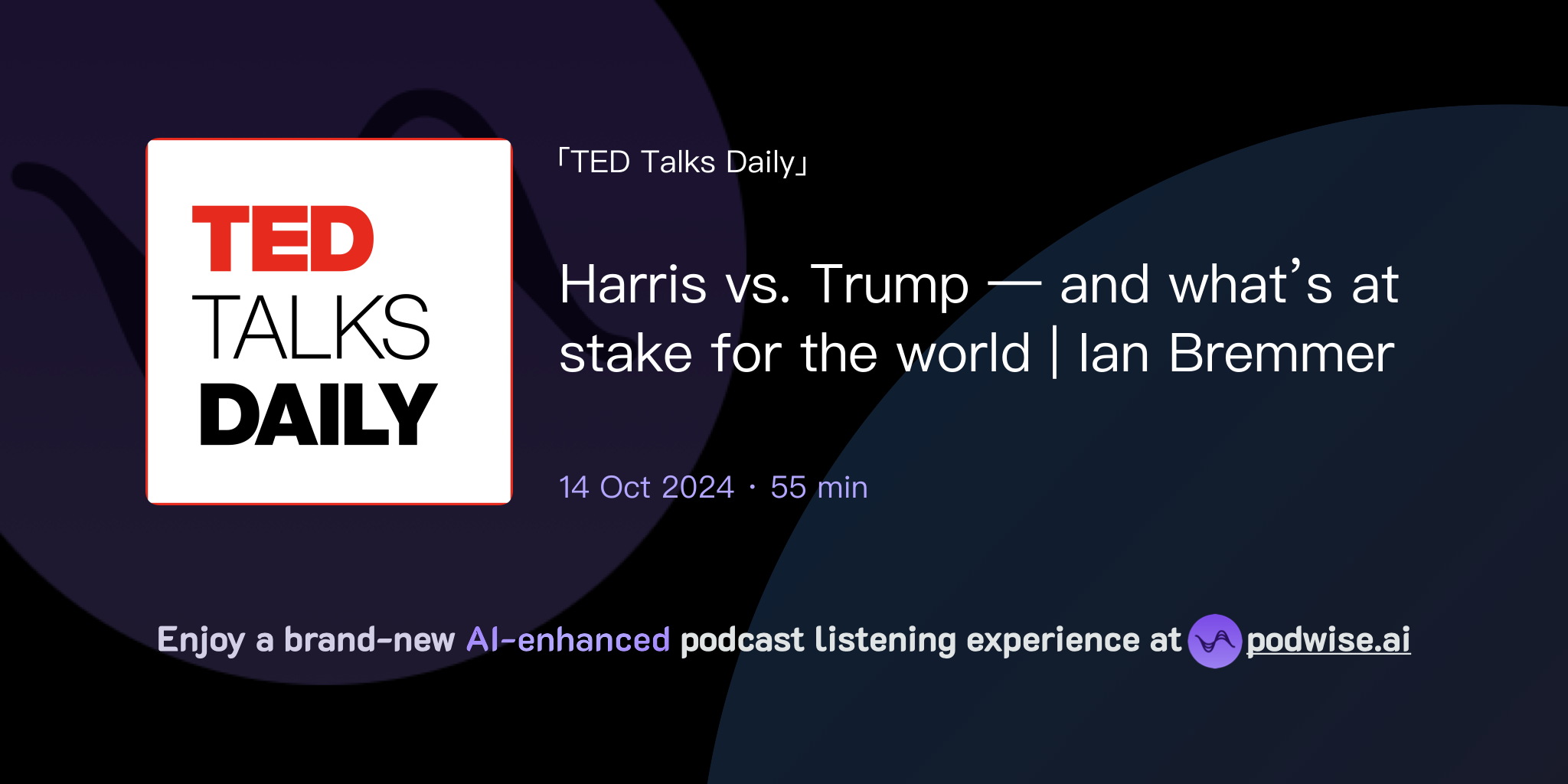 Harris vs. Trump — and what’s at stake for the world | Ian Bremmer ...