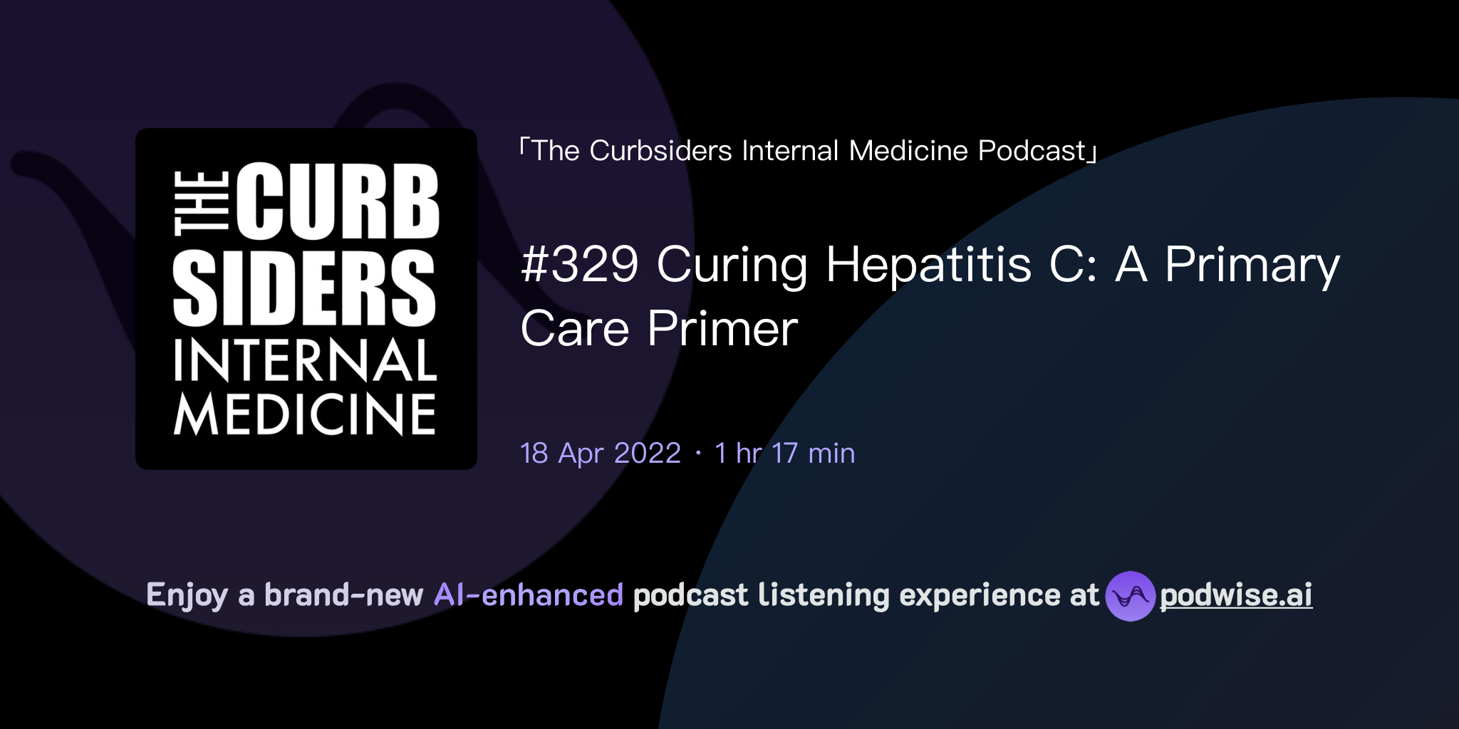 #329 Curing Hepatitis C: A Primary Care Primer | The Curbsiders ...