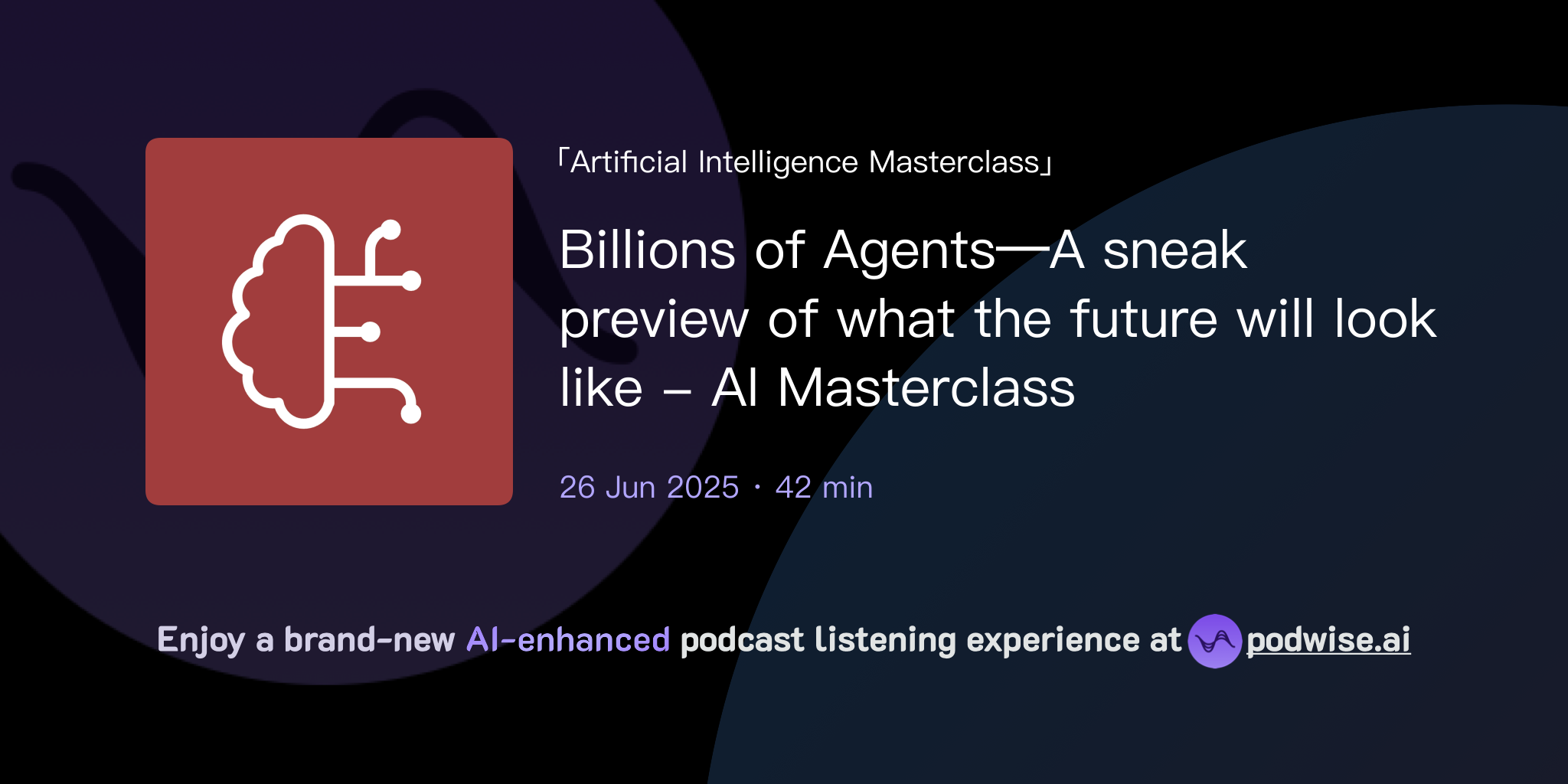 Billions of Agents―A sneak preview of what the future will look like - AI Masterclass ...