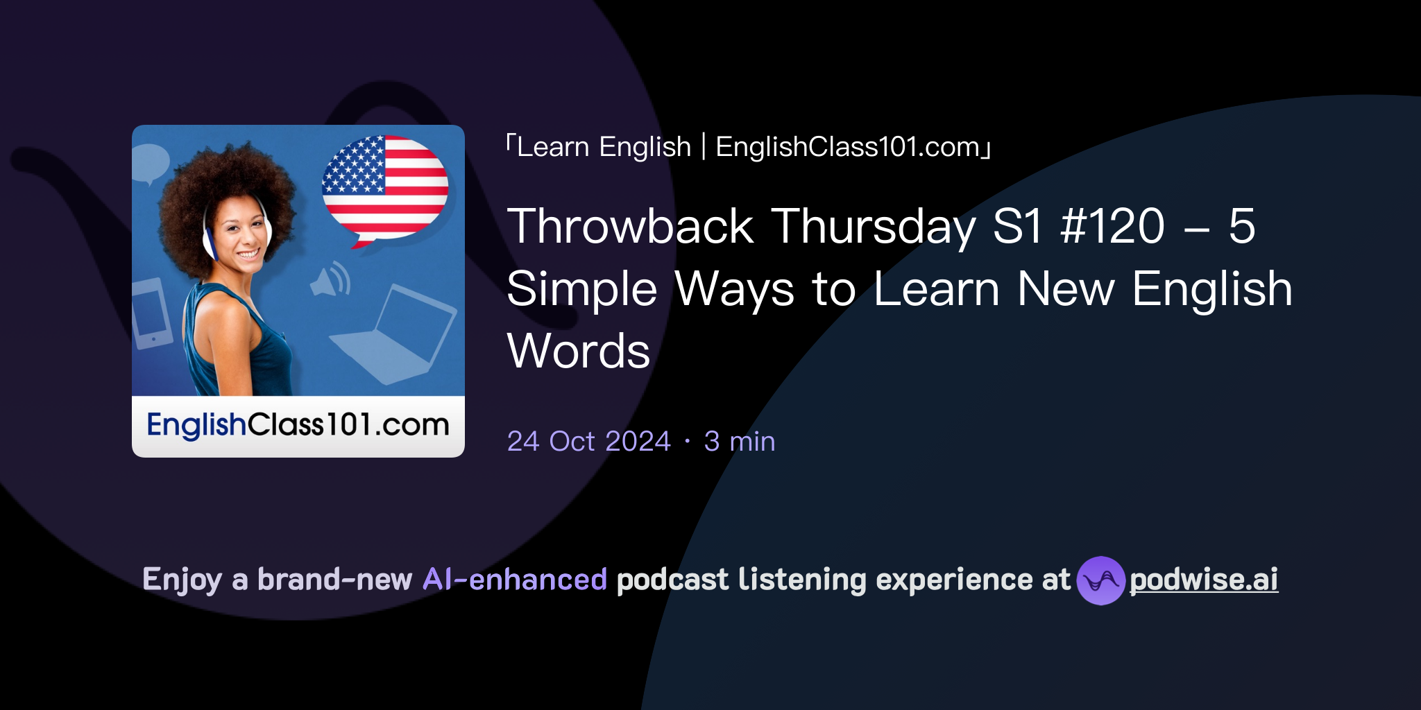 Throwback Thursday S1 #120 - 5 Simple Ways to Learn New English Words | Learn English ...