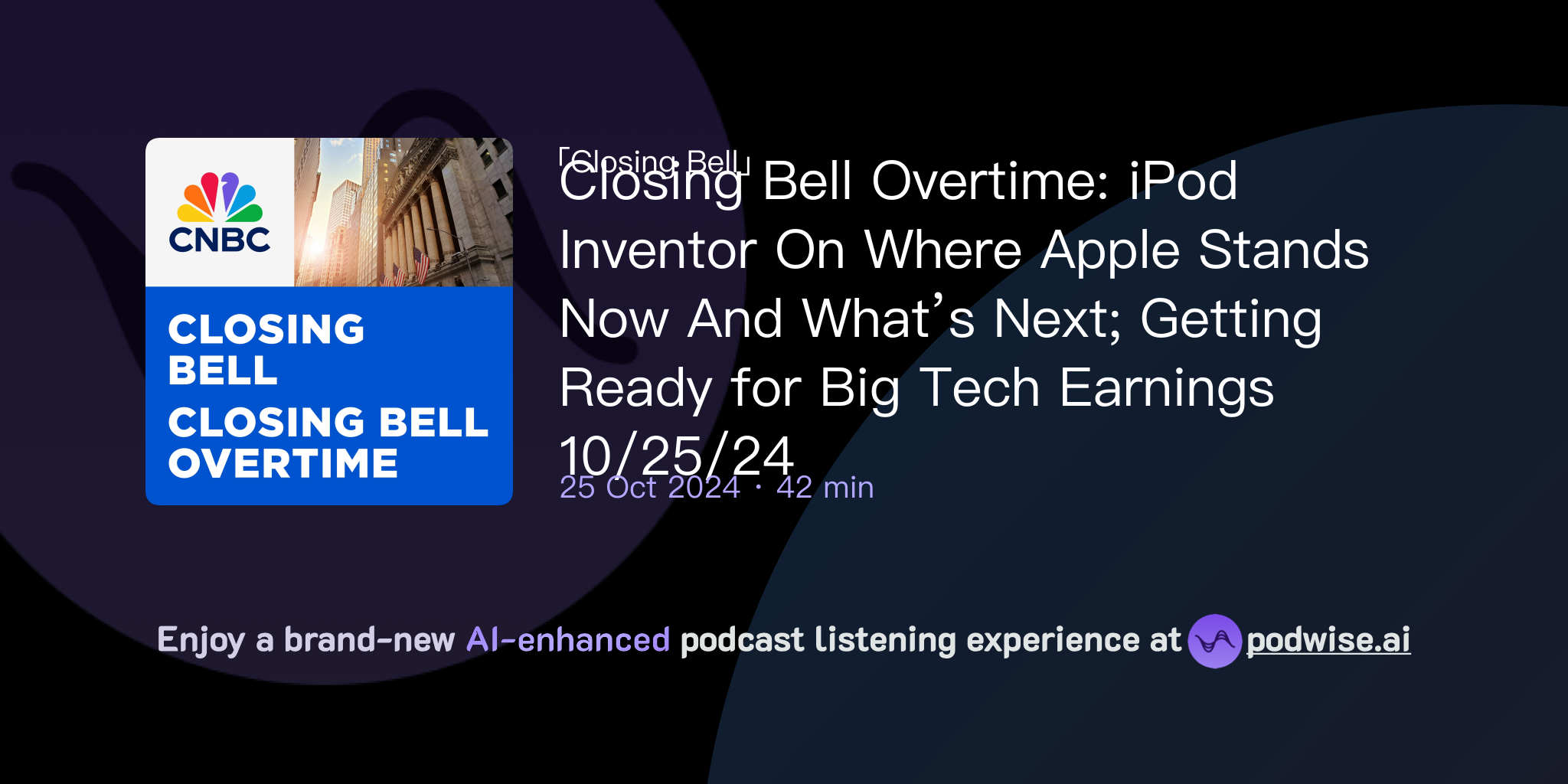 Closing Bell Overtime: iPod Inventor On Where Apple Stands Now And What ...