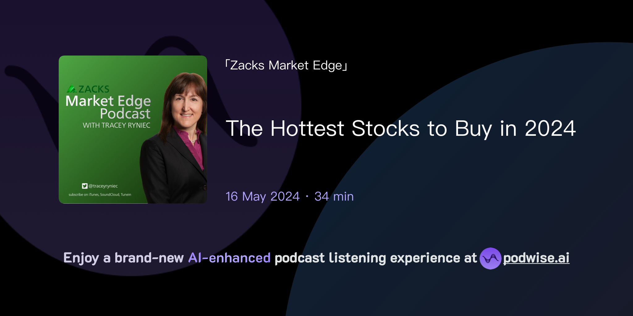 The Hottest Stocks to Buy in 2024 | Zacks Market Edge | Podwise