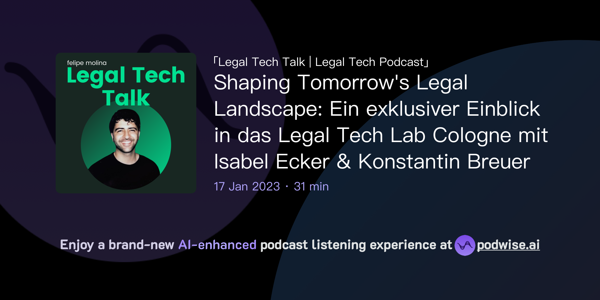 Shaping Tomorrow's Legal Landscape: Ein exklusiver Einblick in das ...