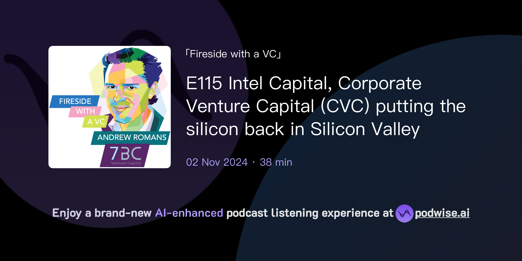 E115 Intel Capital, Corporate Venture Capital (CVC) putting the silicon ...