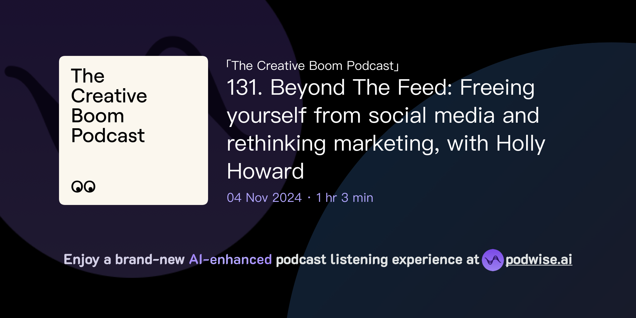 131. Beyond The Feed: Freeing yourself from social media and rethinking ...