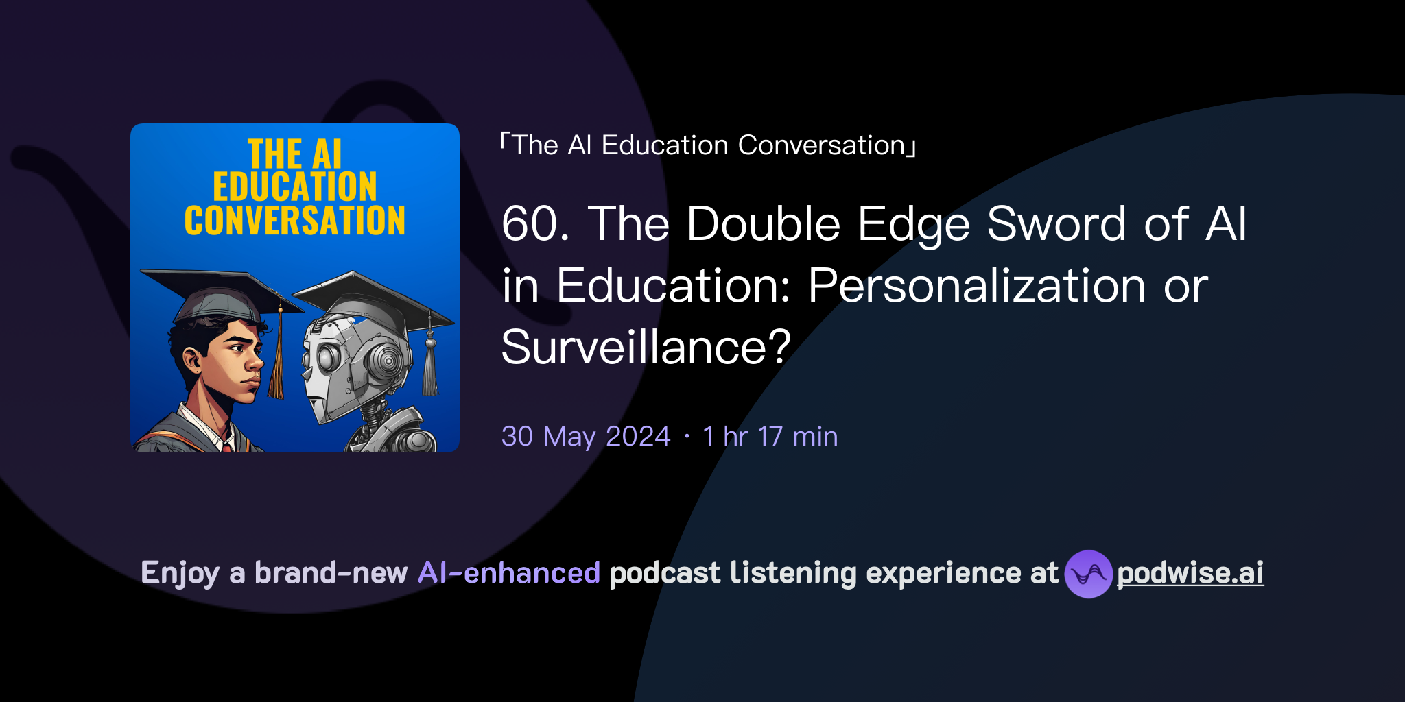 60. The Double Edge Sword of AI in Education: Personalization or ...