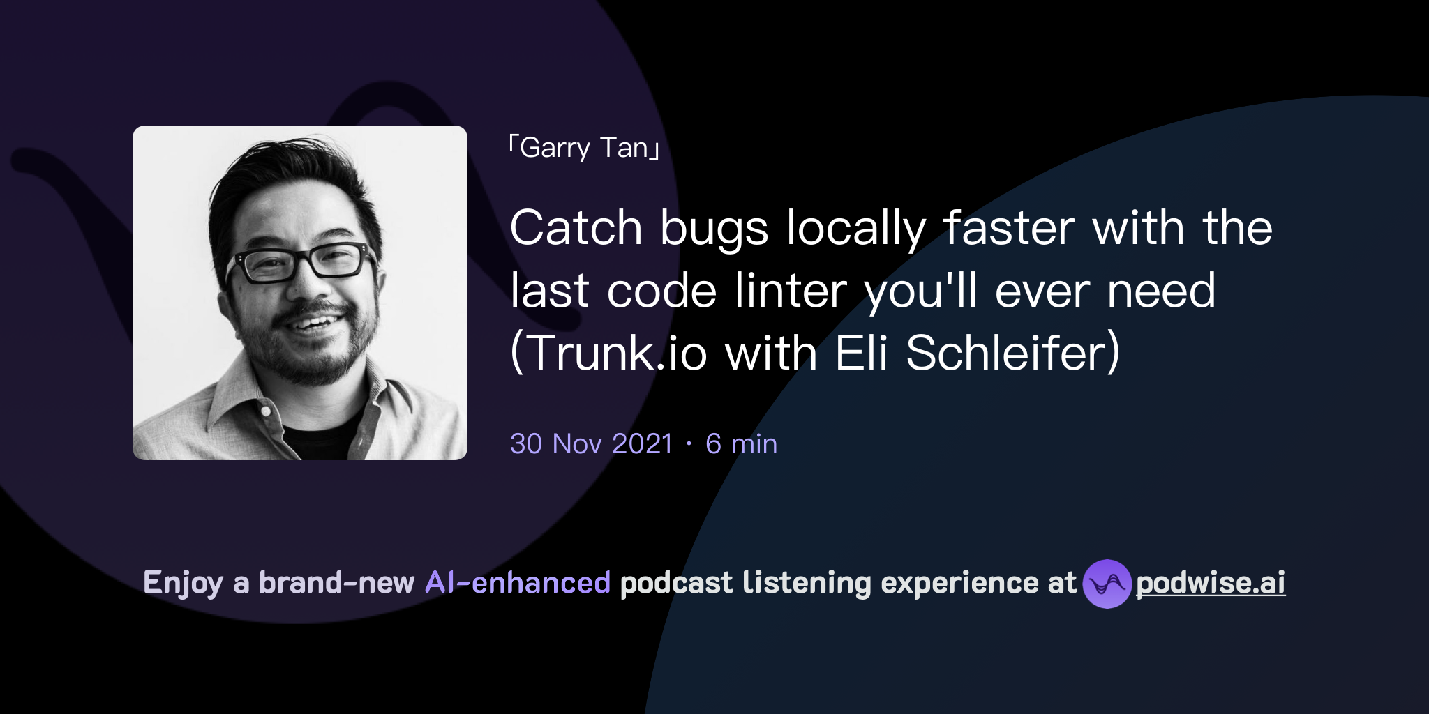 Catch bugs locally faster with the last code linter you'll ever need (Trunk.io with Eli ...