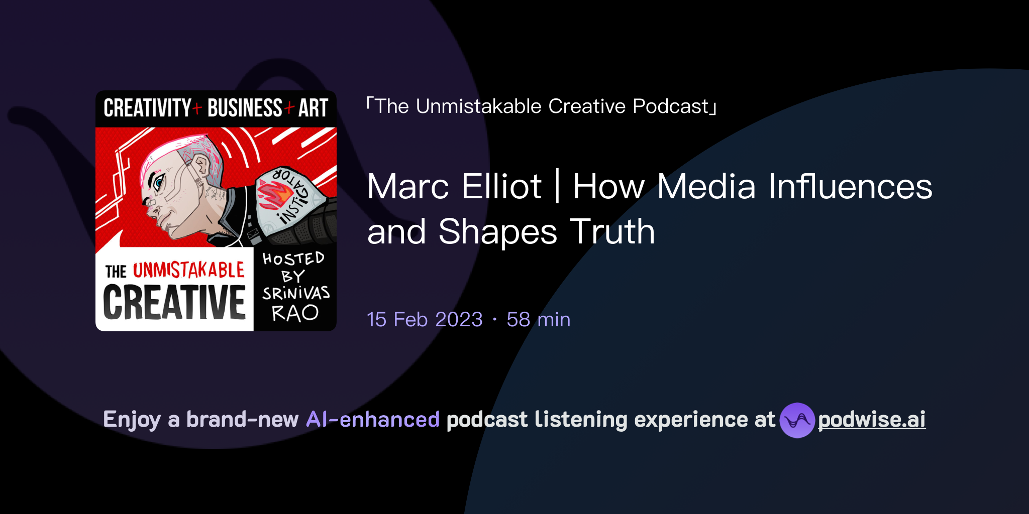Marc Elliot | How Media Influences and Shapes Truth | The Unmistakable ...