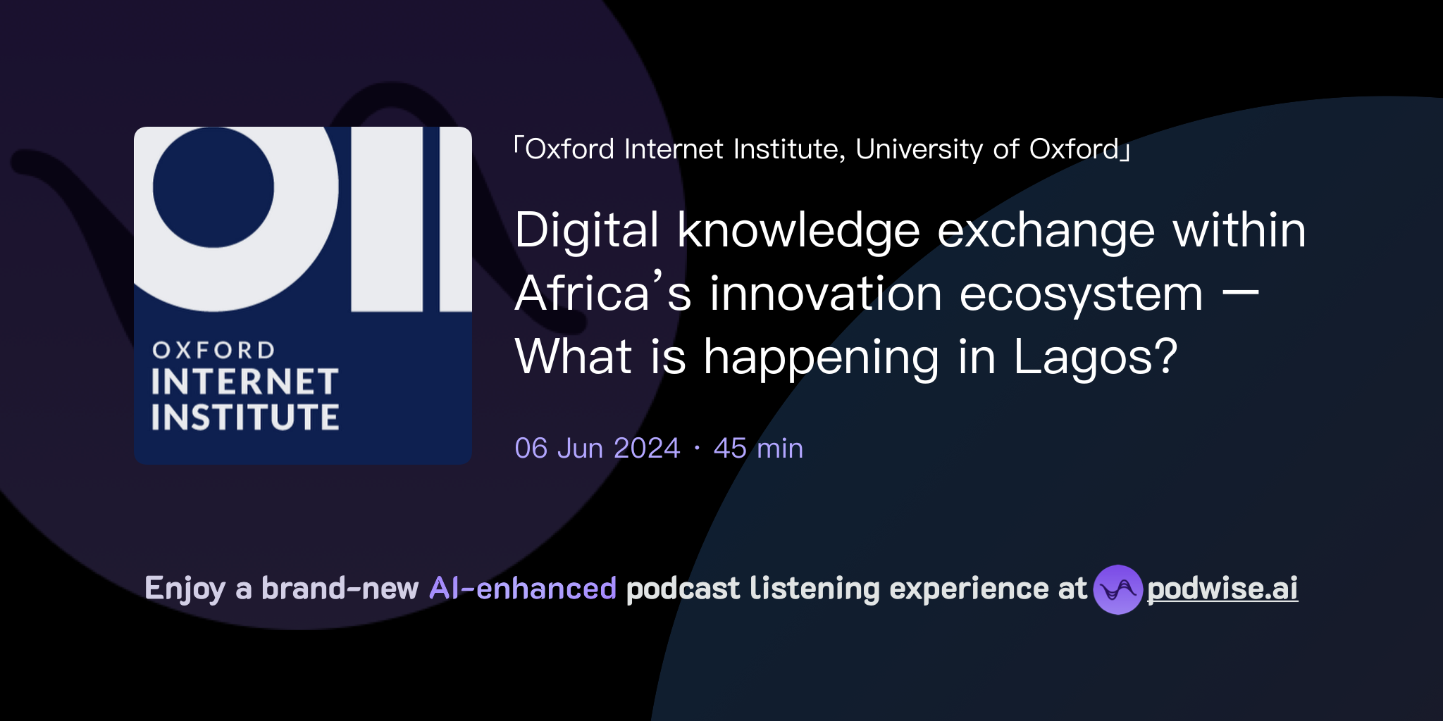 Digital knowledge exchange within Africa’s innovation ecosystem – What is happening in Lagos ...