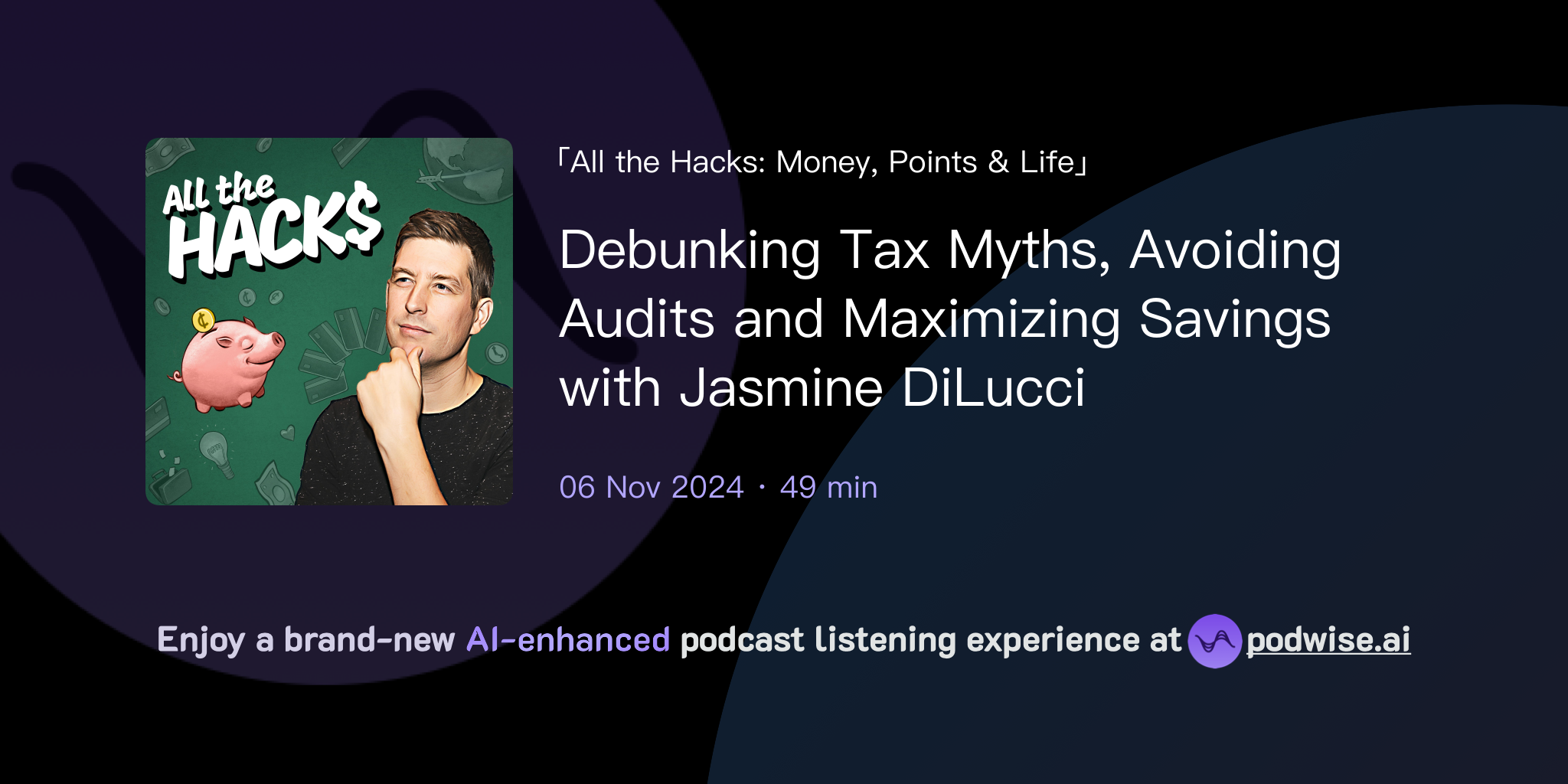 Debunking Tax Myths, Avoiding Audits and Maximizing Savings with Jasmine DiLucci | All the Hacks ...