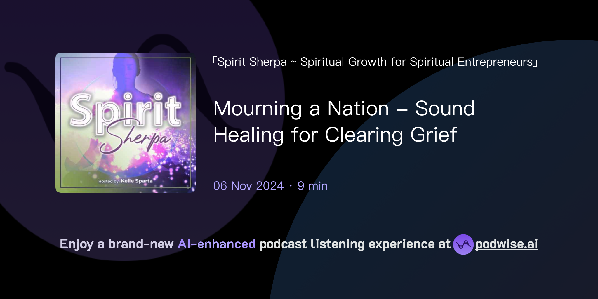 Mourning a Nation - Sound Healing for Clearing Grief | Spirit Sherpa ...