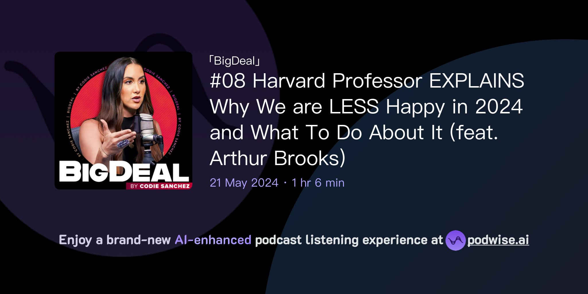 Harvard Professor EXPLAINS Why We are LESS Happy in 2024 and What To Do ...