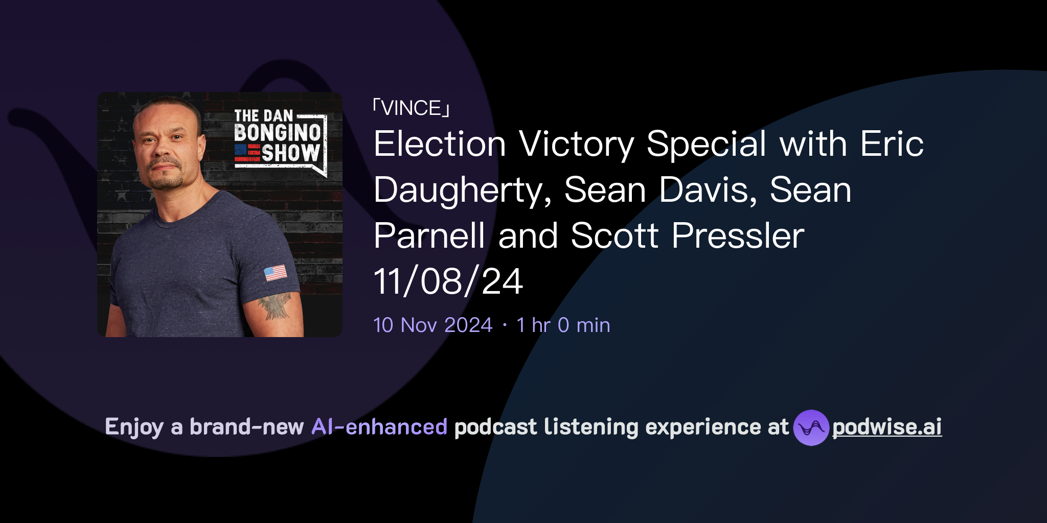 Election Victory Special with Eric Daugherty, Sean Davis, Sean Parnell ...