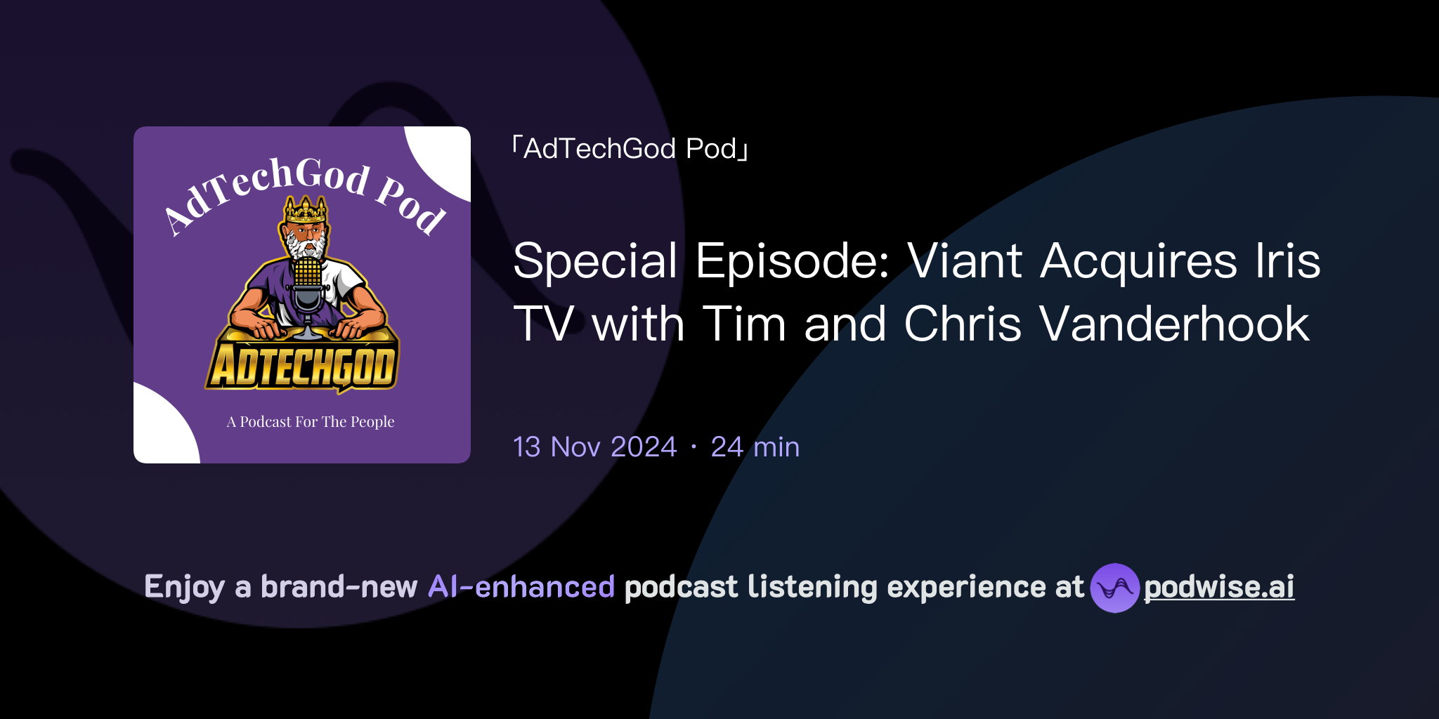 Special Episode: Viant Acquires Iris TV with Tim and Chris Vanderhook ...