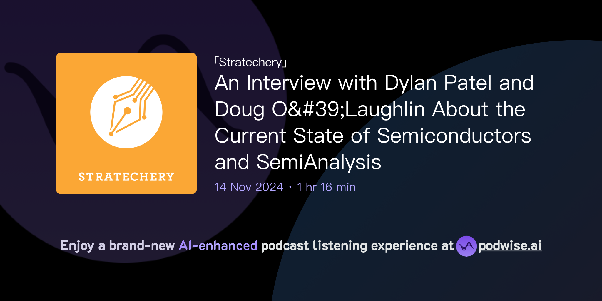 An Interview with Dylan Patel and Doug O'Laughlin About the Current ...