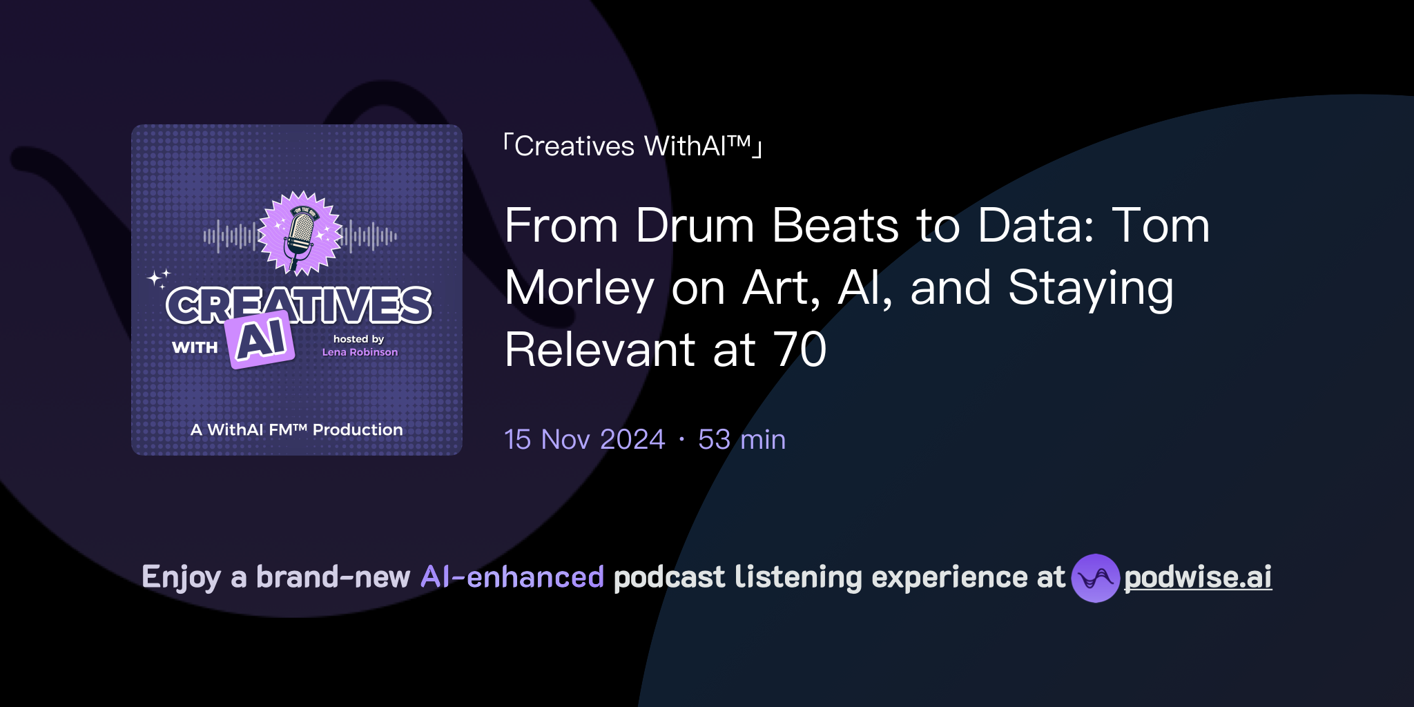 From Drum Beats to Data: Tom Morley on Art, AI, and Staying Relevant at ...