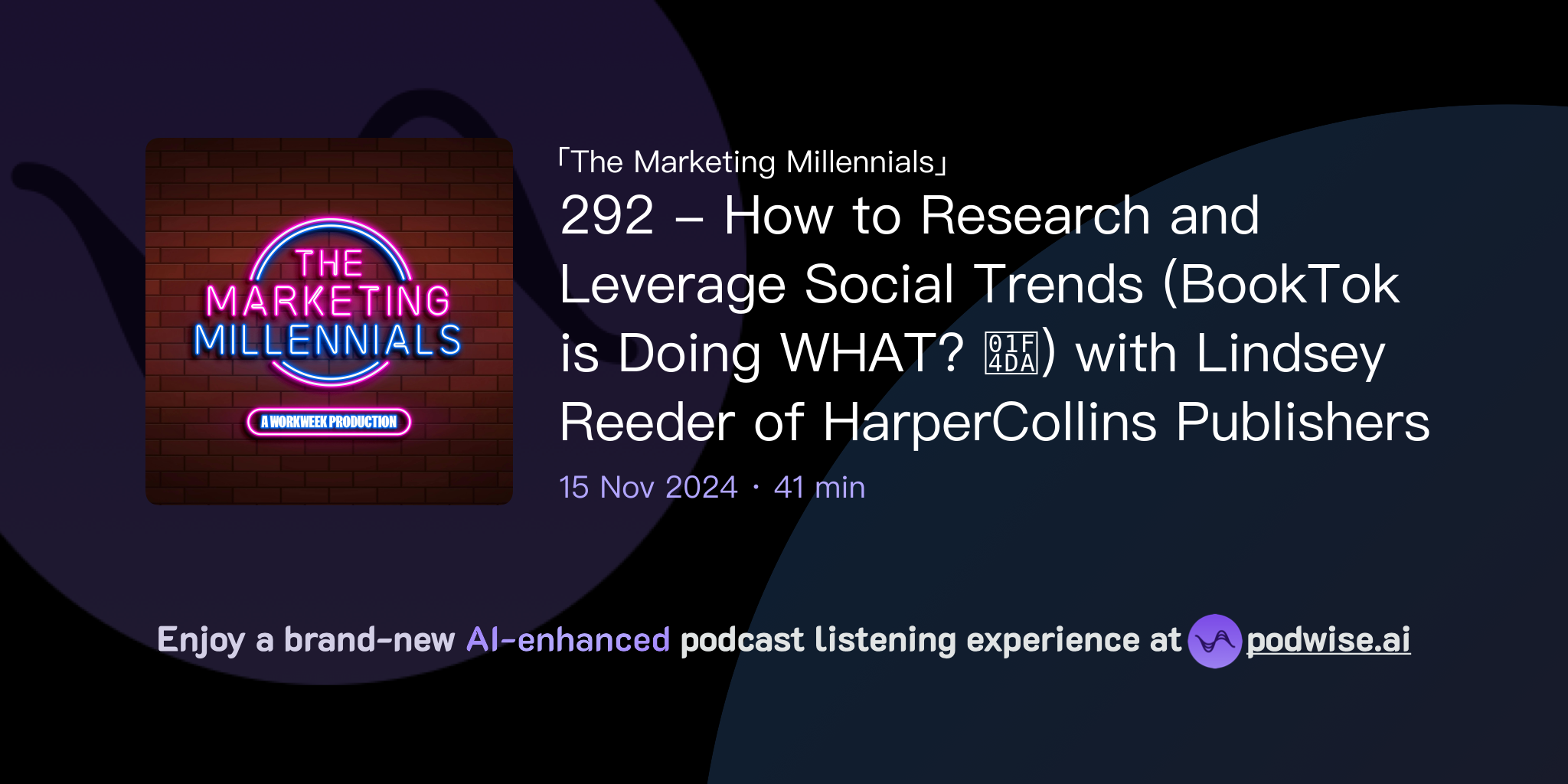 292 - How to Research and Leverage Social Trends (BookTok is Doing WHAT ...