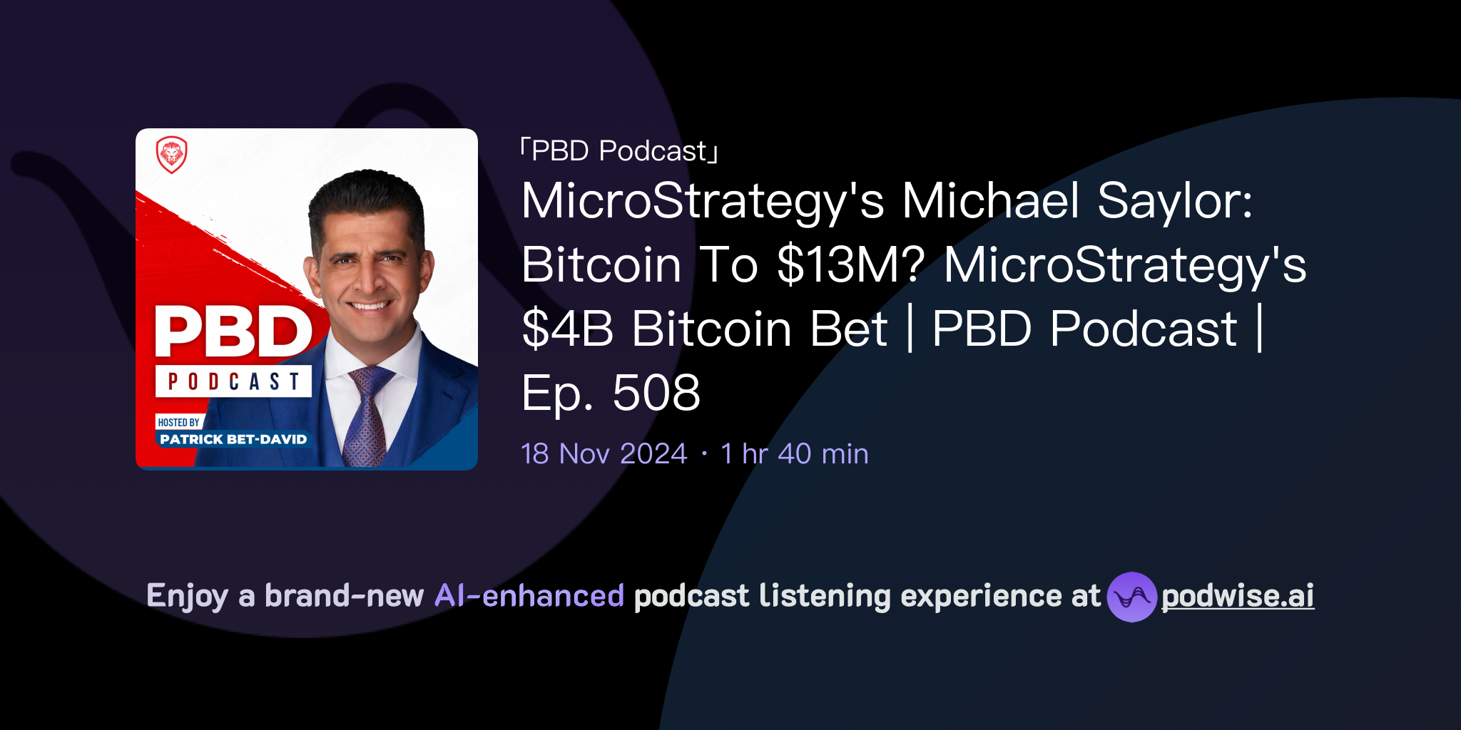 MicroStrategy's Michael Saylor: Bitcoin To $13M? MicroStrategy's $4B ...