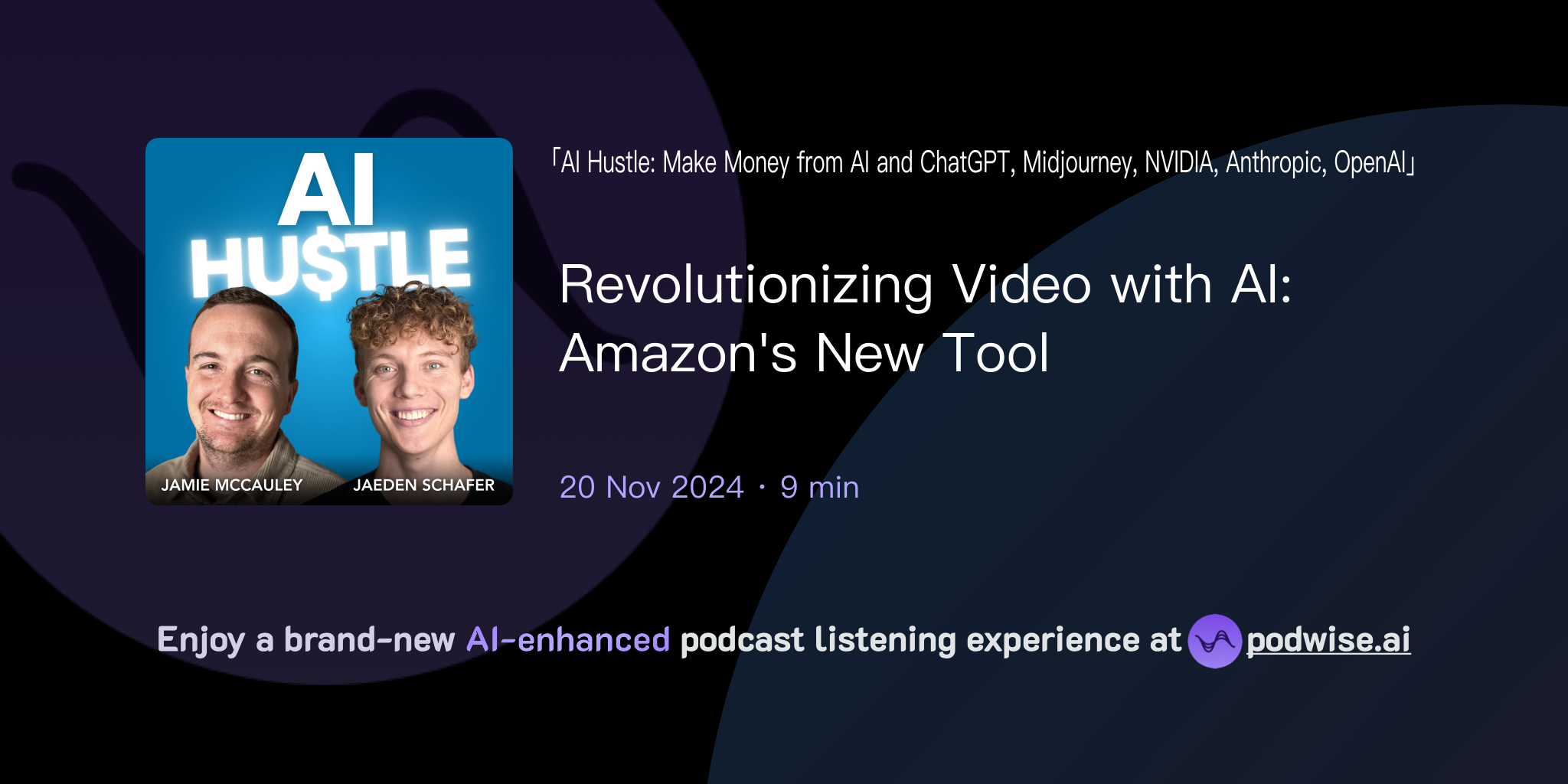 Revolutionizing Video with AI: Amazon's New Tool | AI Hustle: Make Money from AI and ChatGPT ...