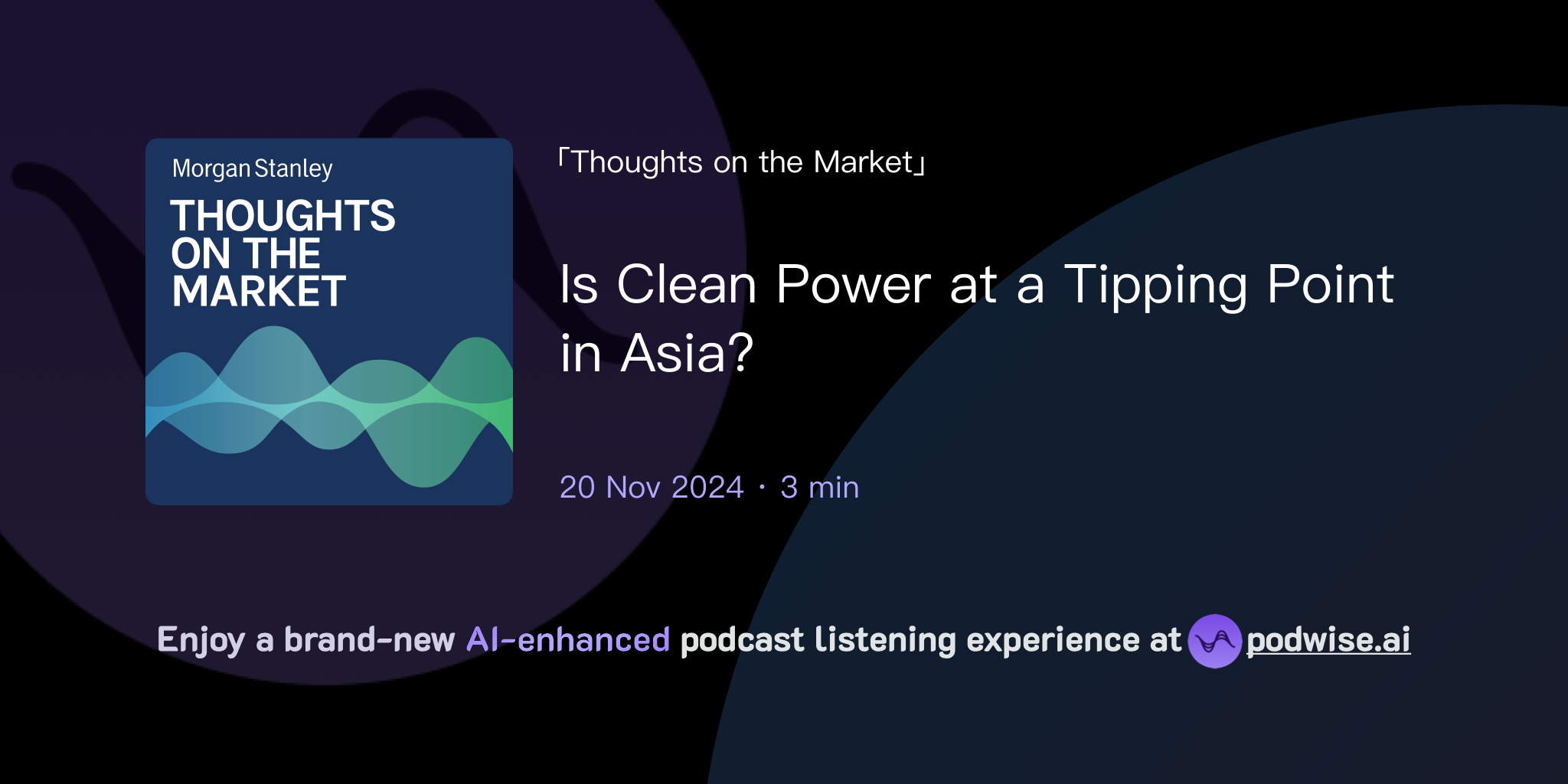 Is Clean Power at a Tipping Point in Asia? | Thoughts on the Market ...