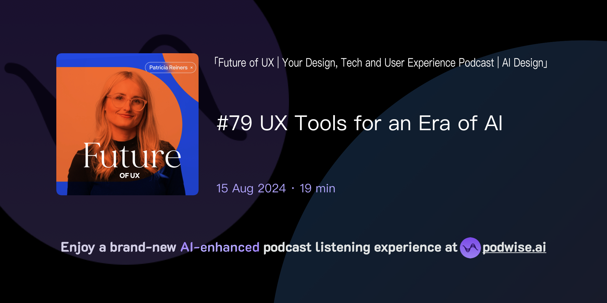 #79 UX Tools for an Era of AI | Future of UX | Your Design, Tech and ...
