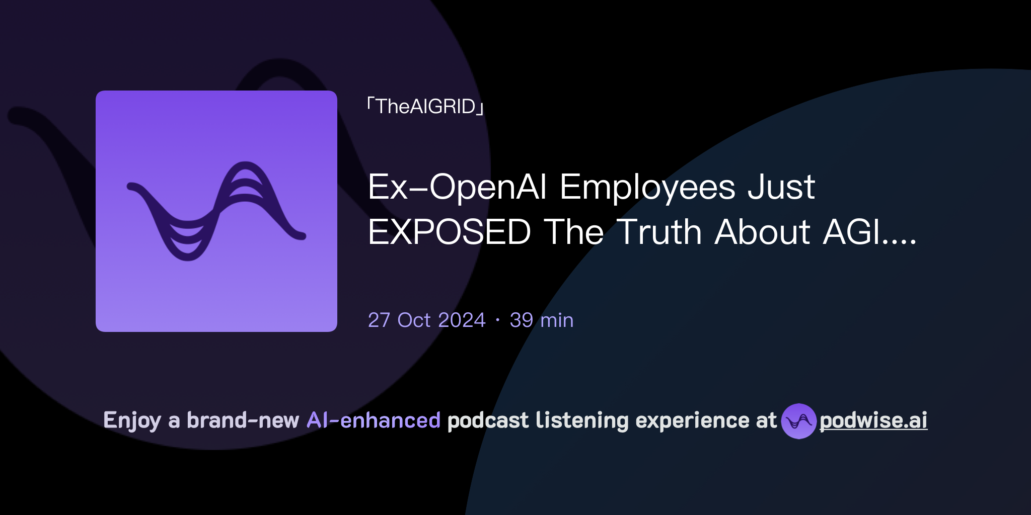 Ex-OpenAI Employees Just EXPOSED The Truth About AGI.... | TheAIGRID ...