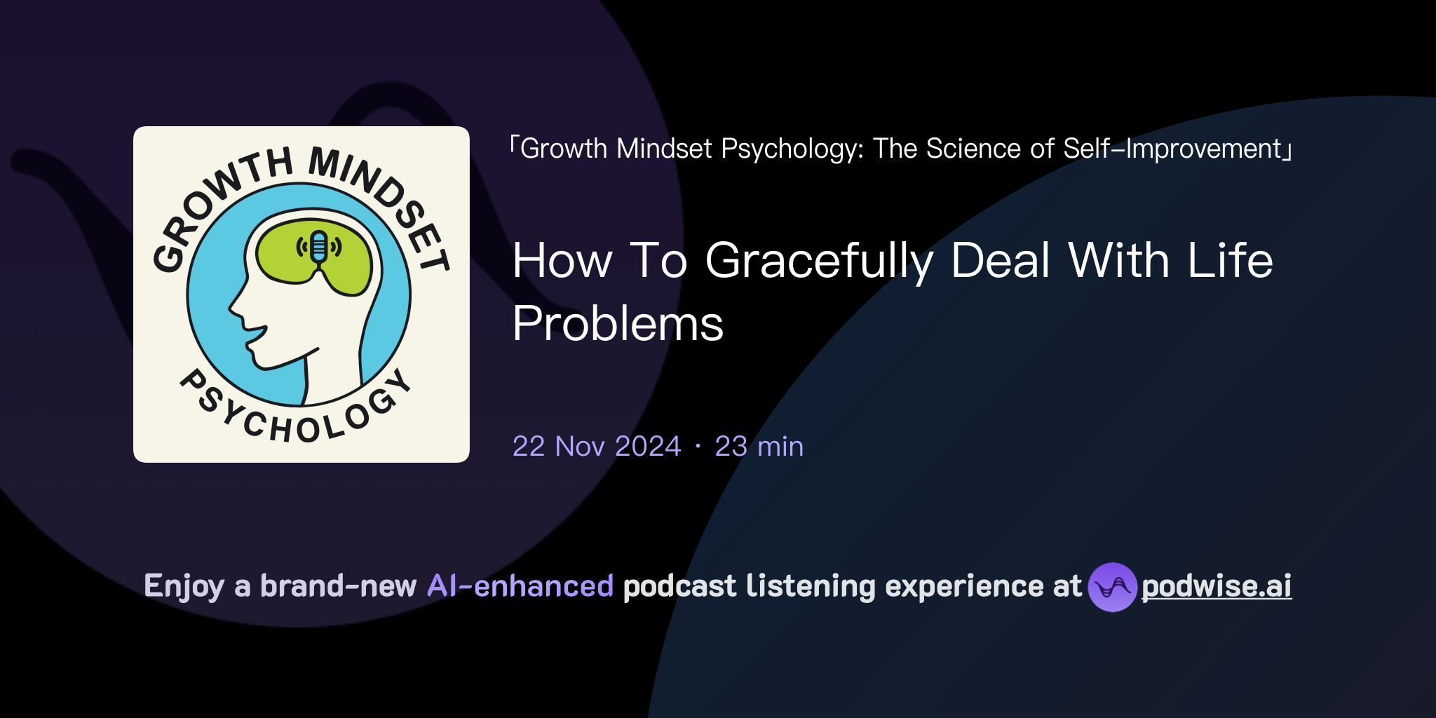 How To Gracefully Deal With Life Problems | Growth Mindset Psychology ...