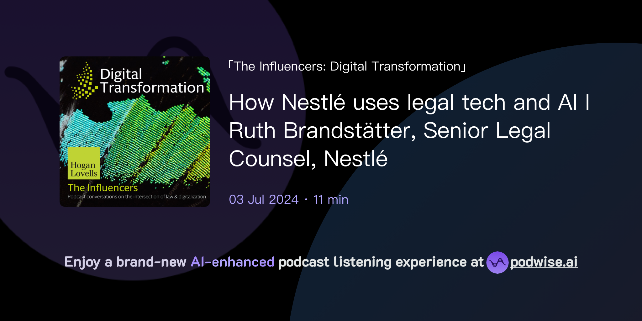 How Nestlé uses legal tech and AI I Ruth Brandstätter, Senior Legal ...