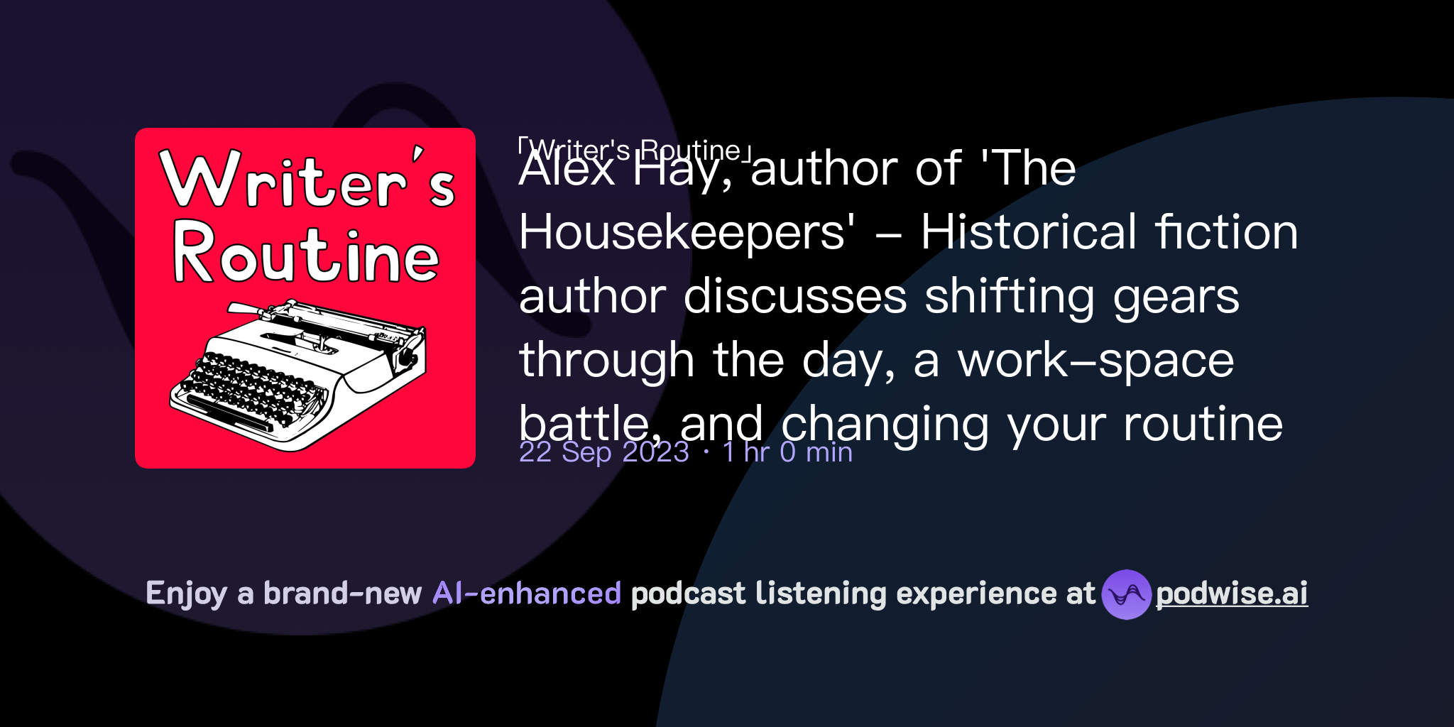 Alex Hay, author of 'The Housekeepers' - Historical fiction author ...