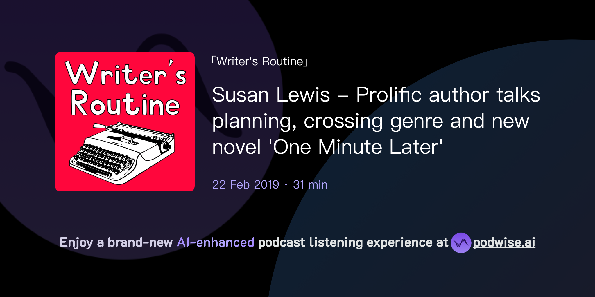 Susan Lewis - Prolific author talks planning, crossing genre and new novel 'One Minute Later ...